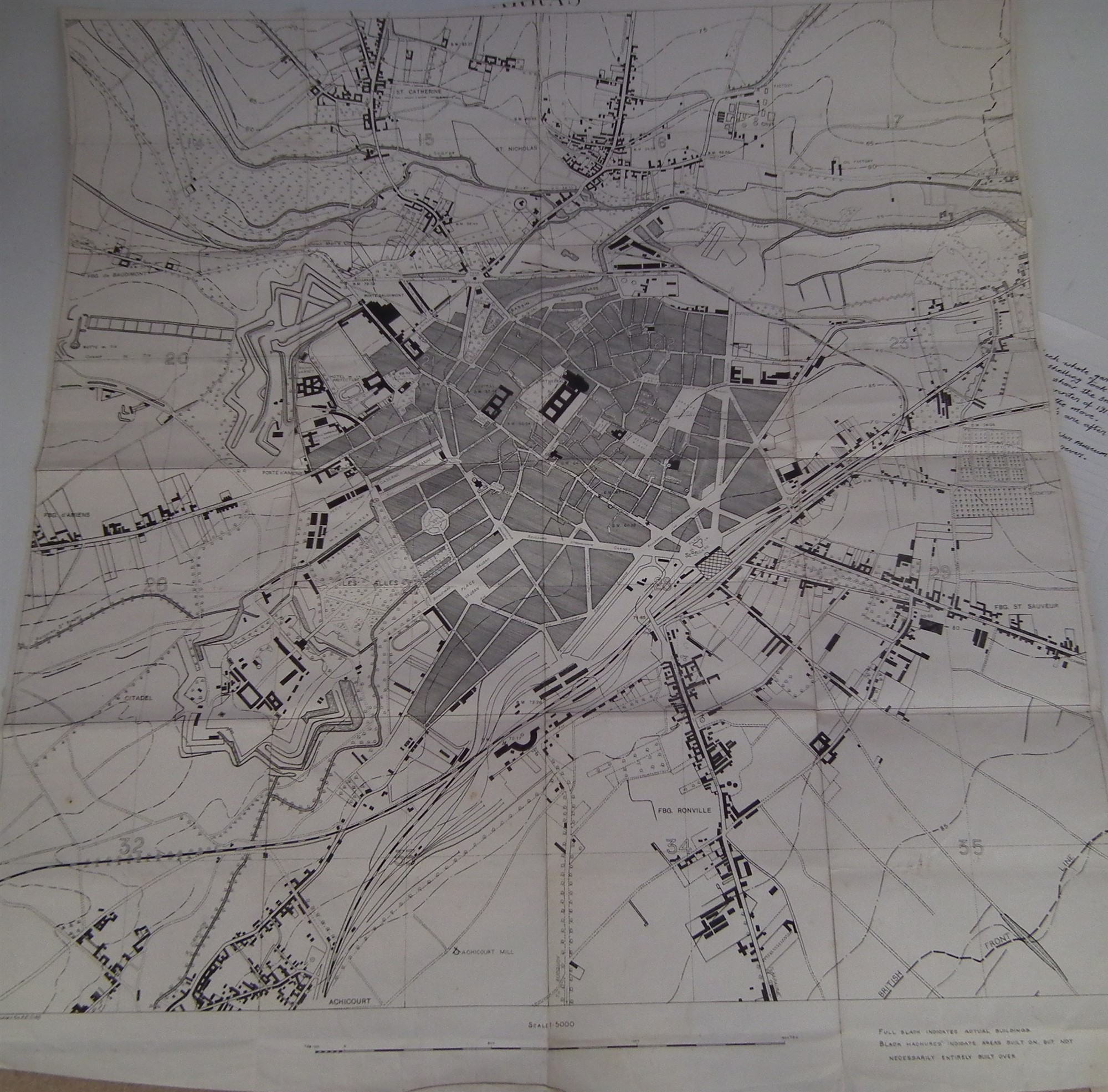 Lot 340 - Collection of WW1 aerial photos,