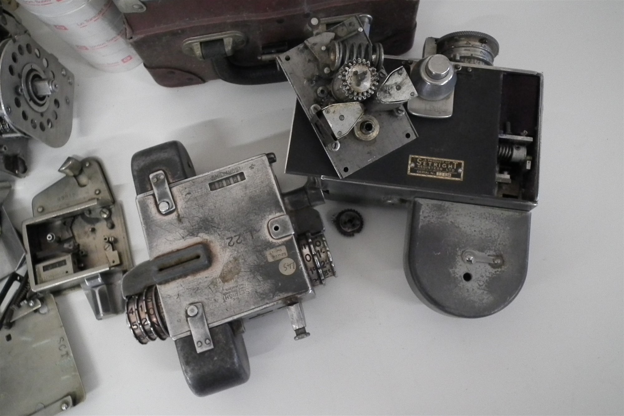 Lot 24 - Setright L22 bus ticket machine, together