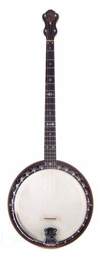 Lot 142 - Windsor Whirl five string banjo in case