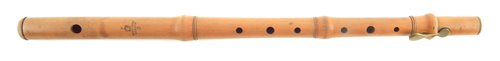 Lot 42 - Single key boxwood flute,