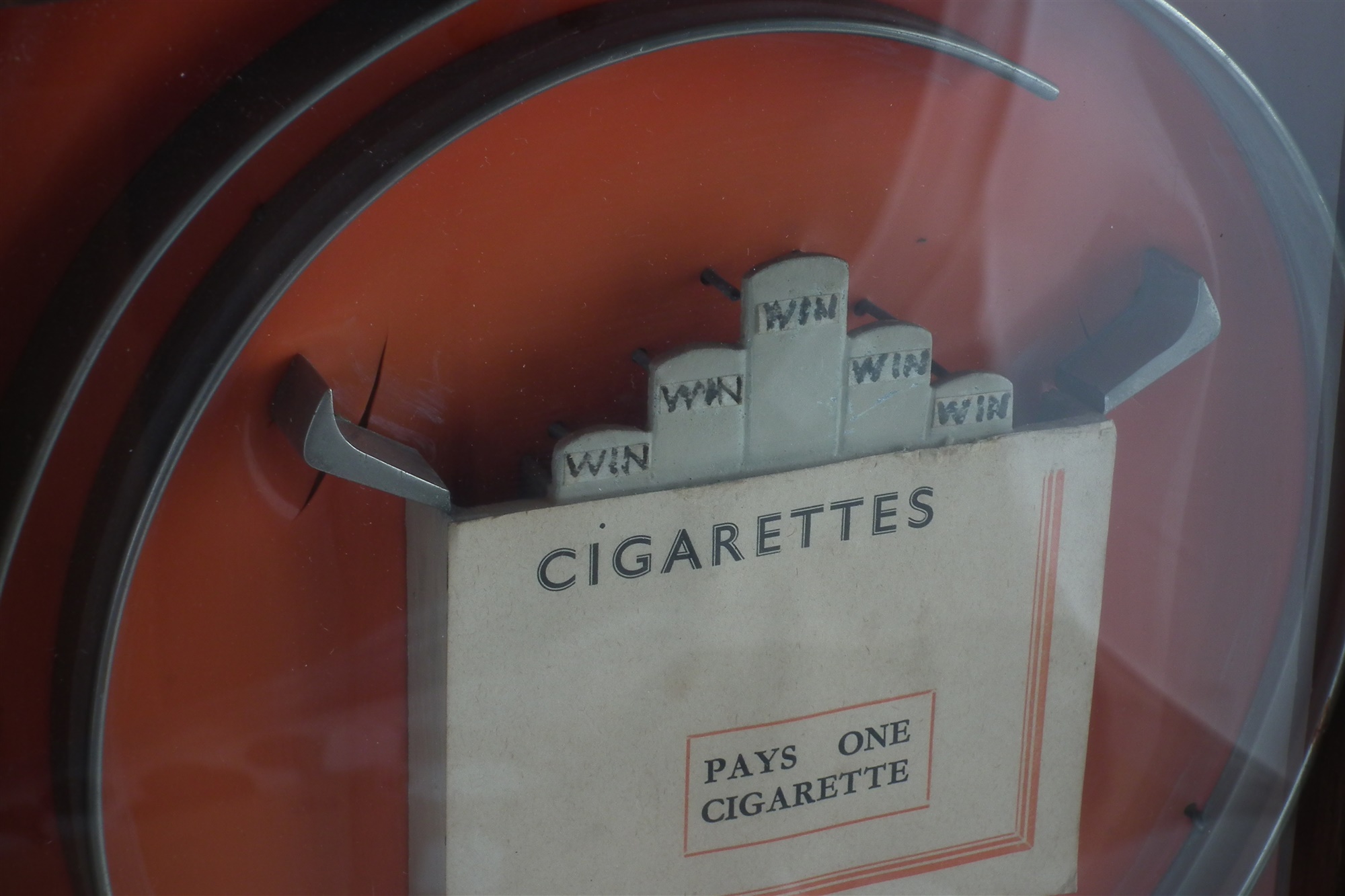 Lot 34 - Win Cigarettes penny slot pinball machine,