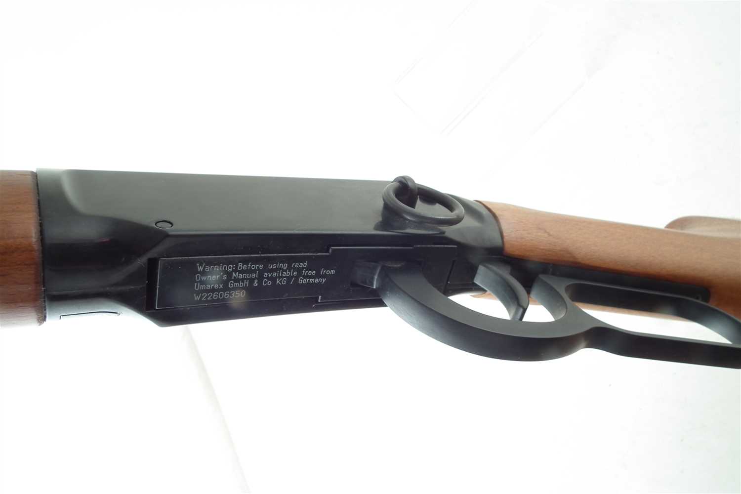 Lot 98 - Walther CO2 .177 Winchester 94 air rifle in