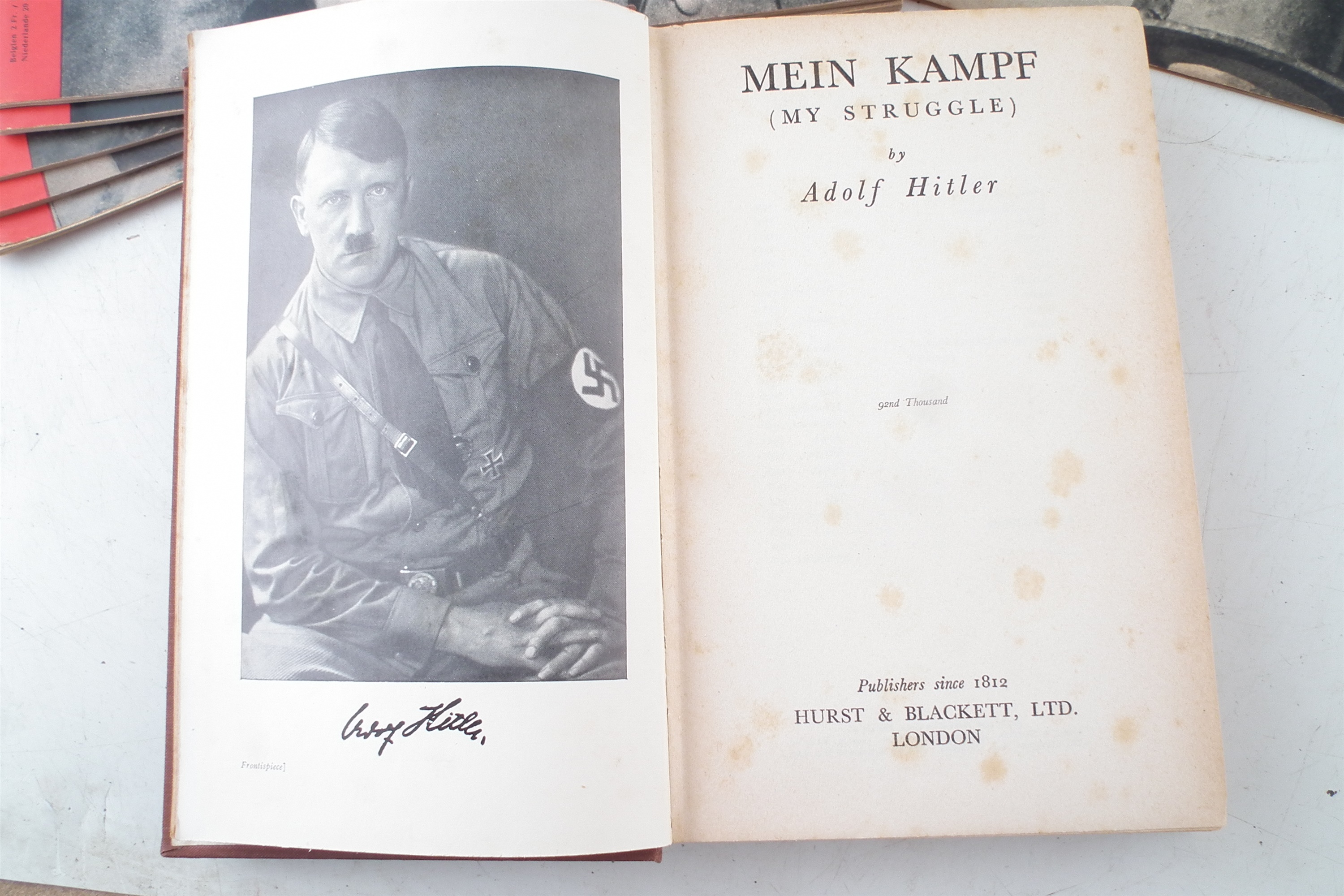 Lot 226 - Adolf Hitler My Struggle, Die Wehrmacht and