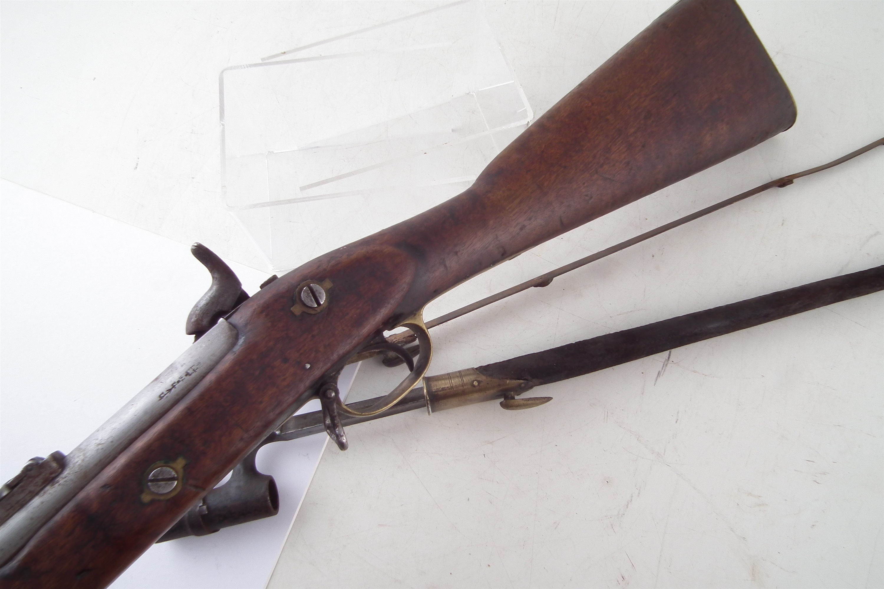 Lot 25 - Enfield P53 three band percussion .577 rifle