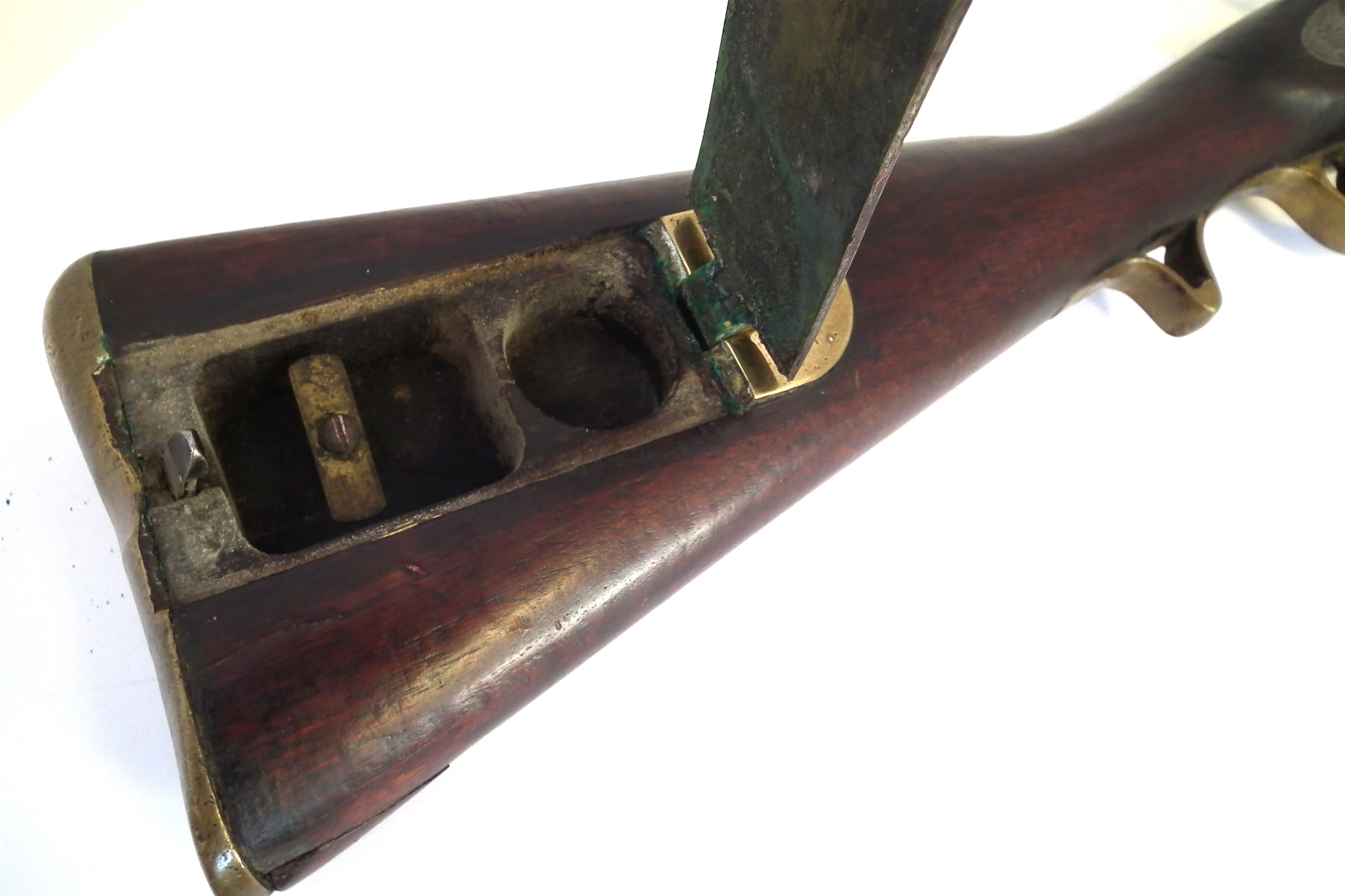 Lot 18 - 3rd pattern percussion Brunswick Rifle by