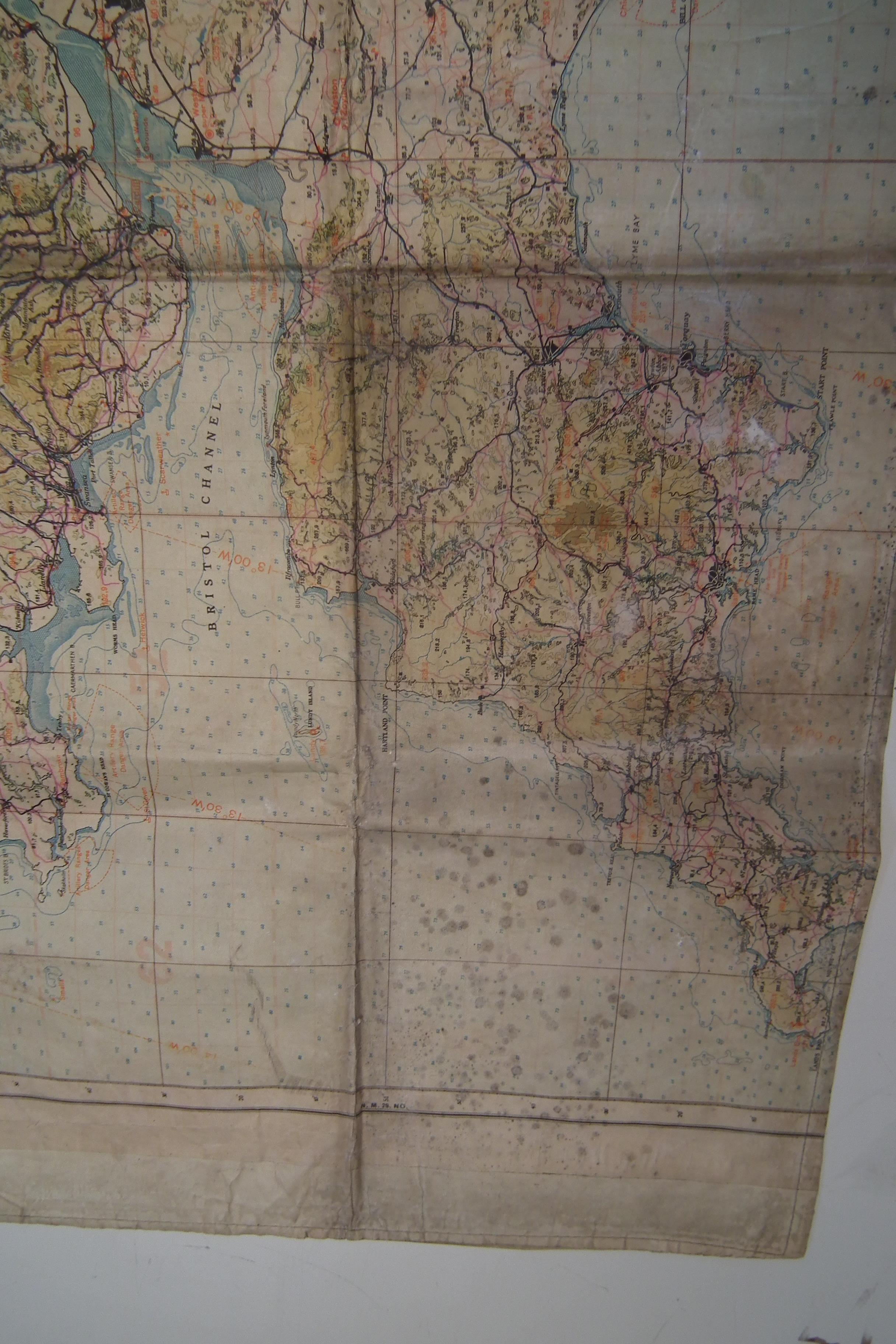 Lot 231 - WWII German Luftwaffe target map