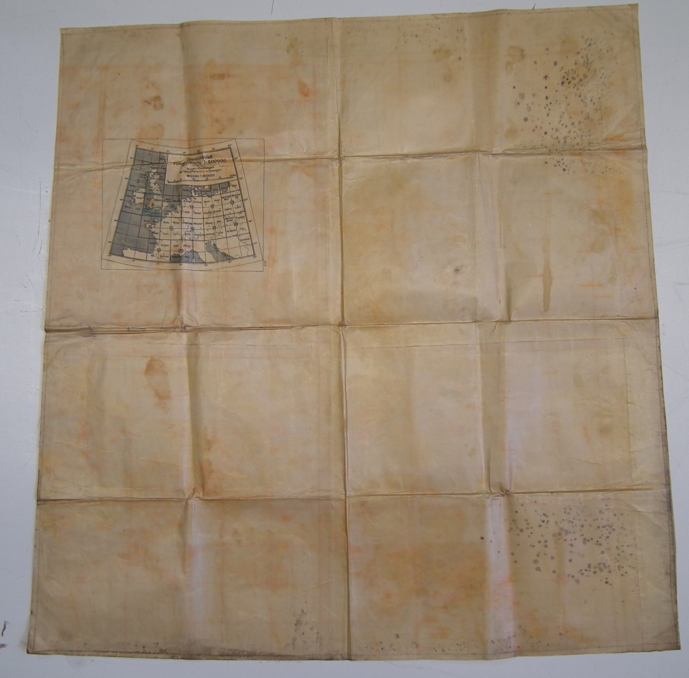 Lot 231 - WWII German Luftwaffe target map