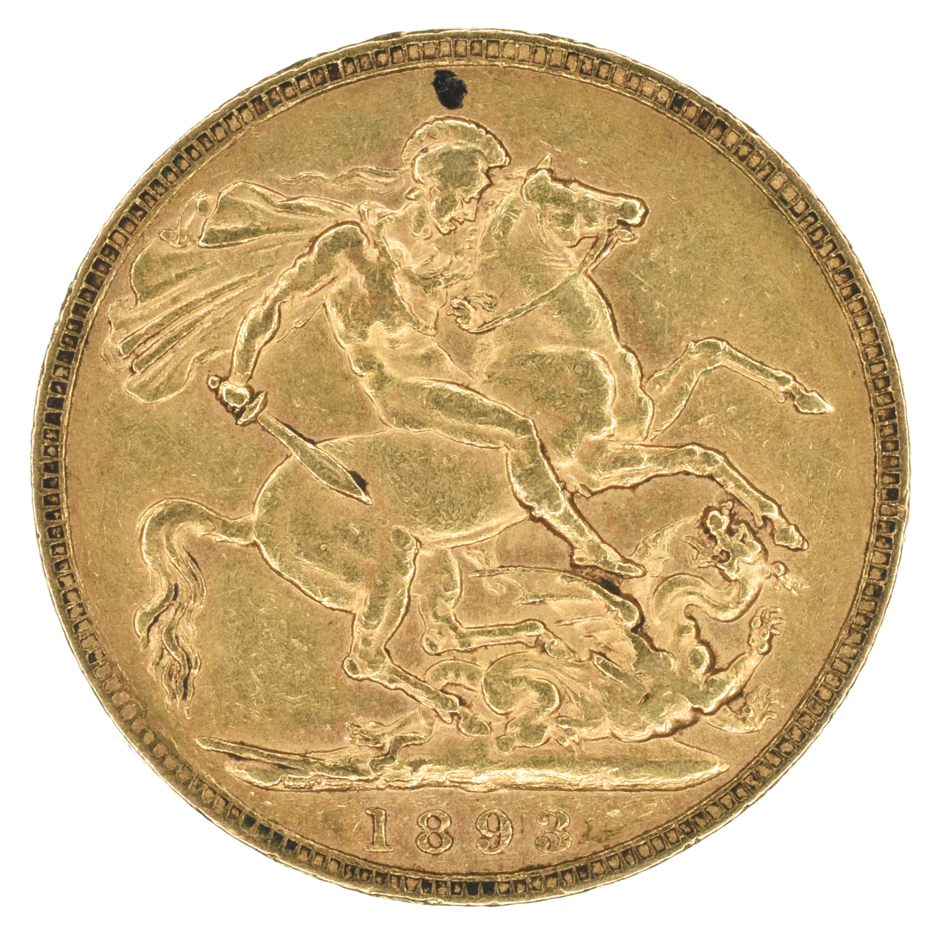 Lot 86 - Queen Victoria, Sovereign, 1893.