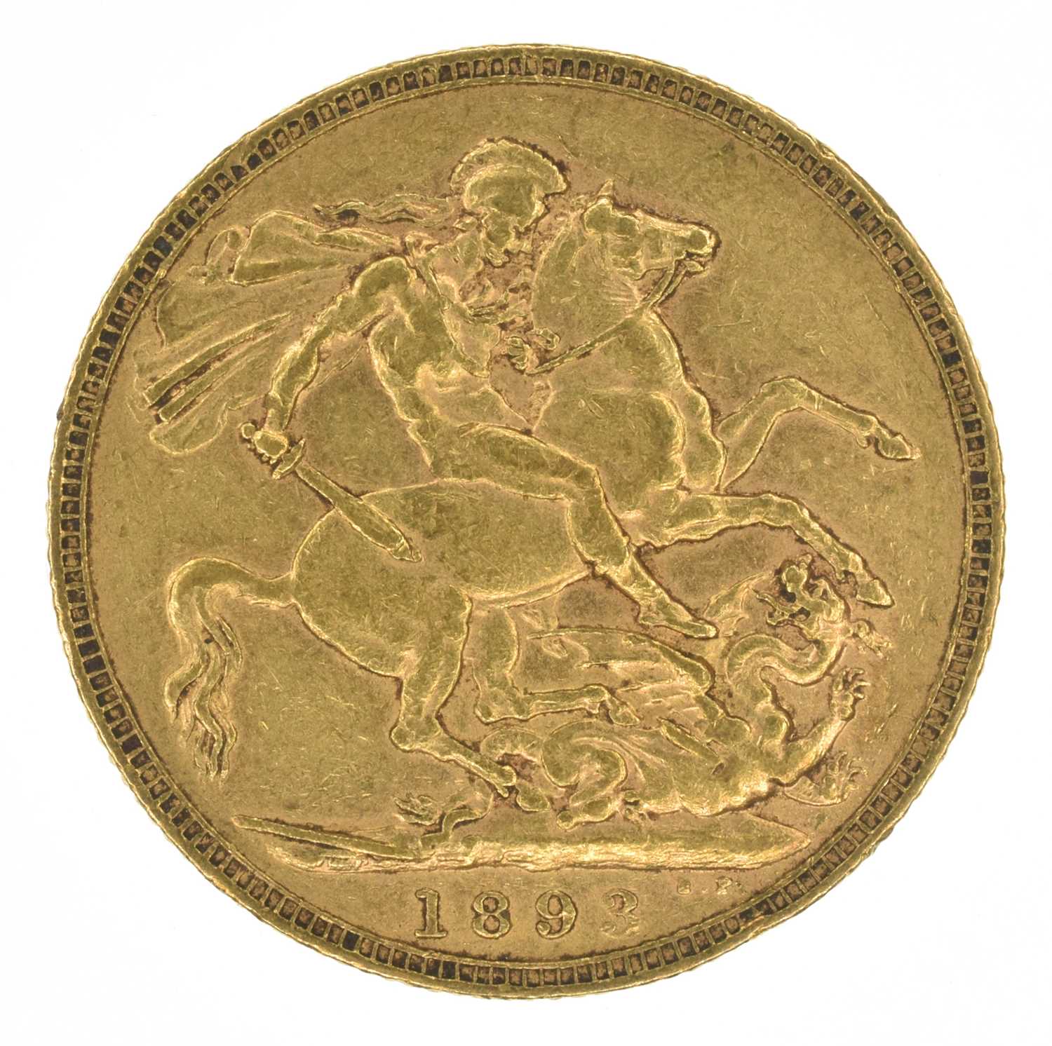 Lot 55 - Queen Victoria, Sovereign, 1893, F.
