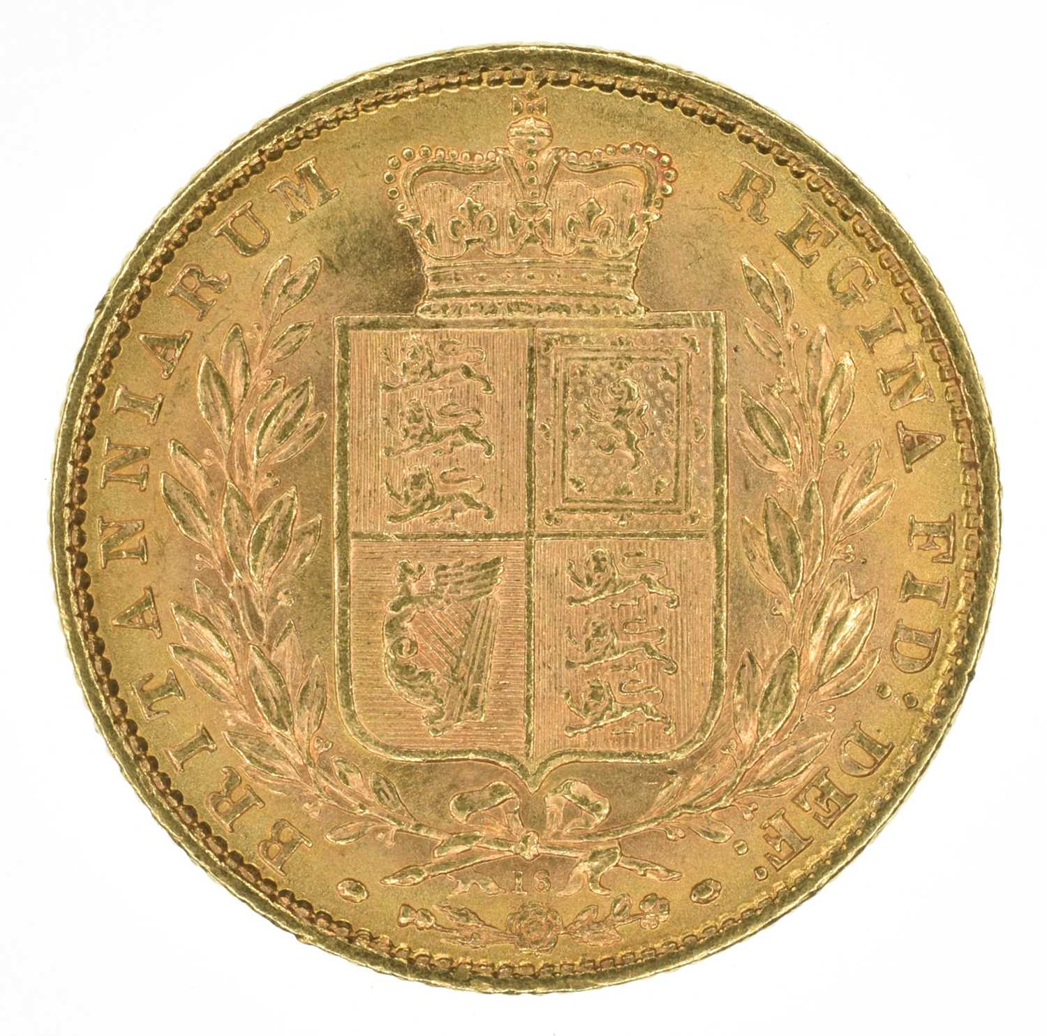 Lot 69 - Queen Victoria, Sovereign, 1872.