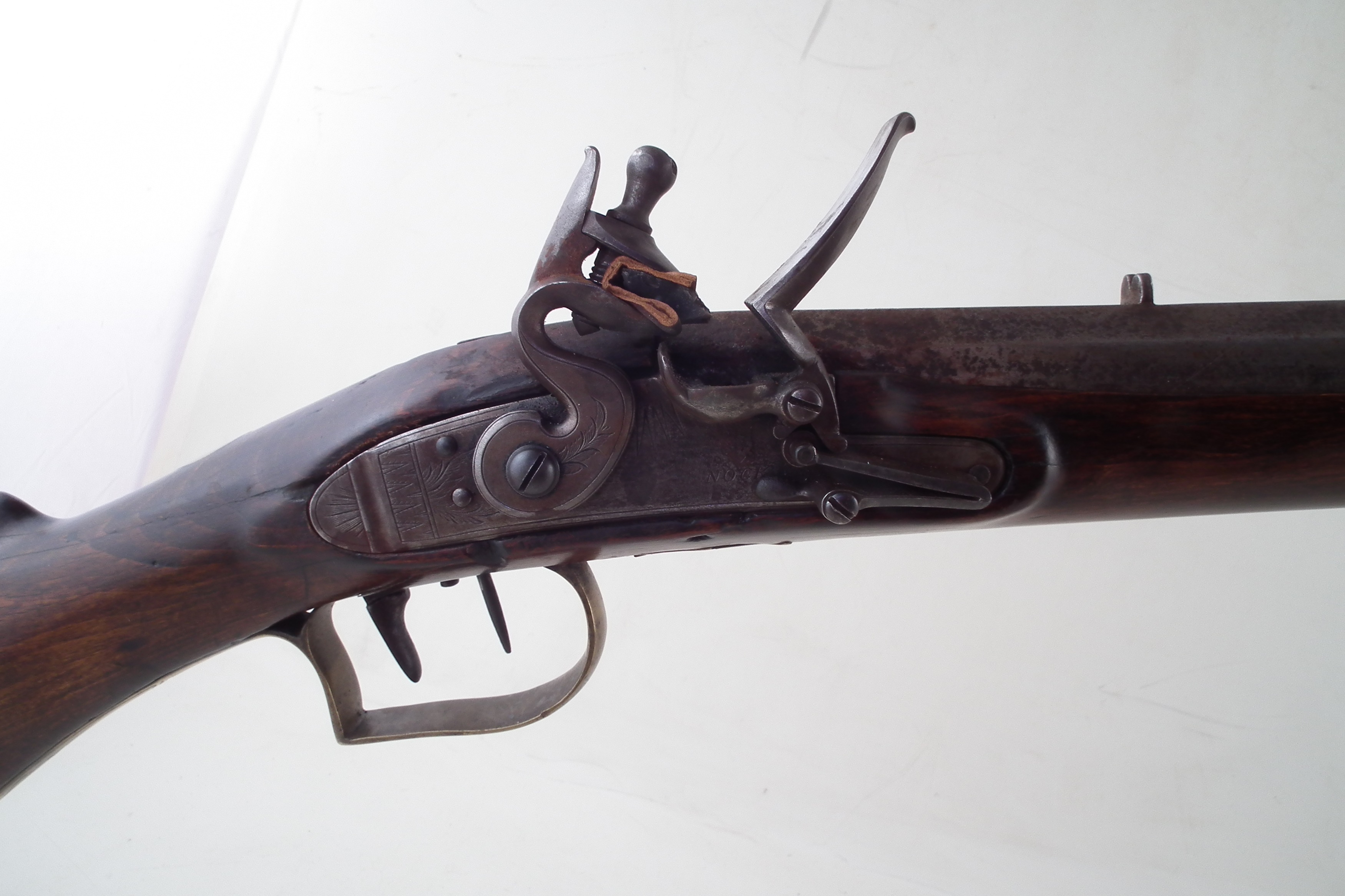 Lot 48 - South African flintlock musket with