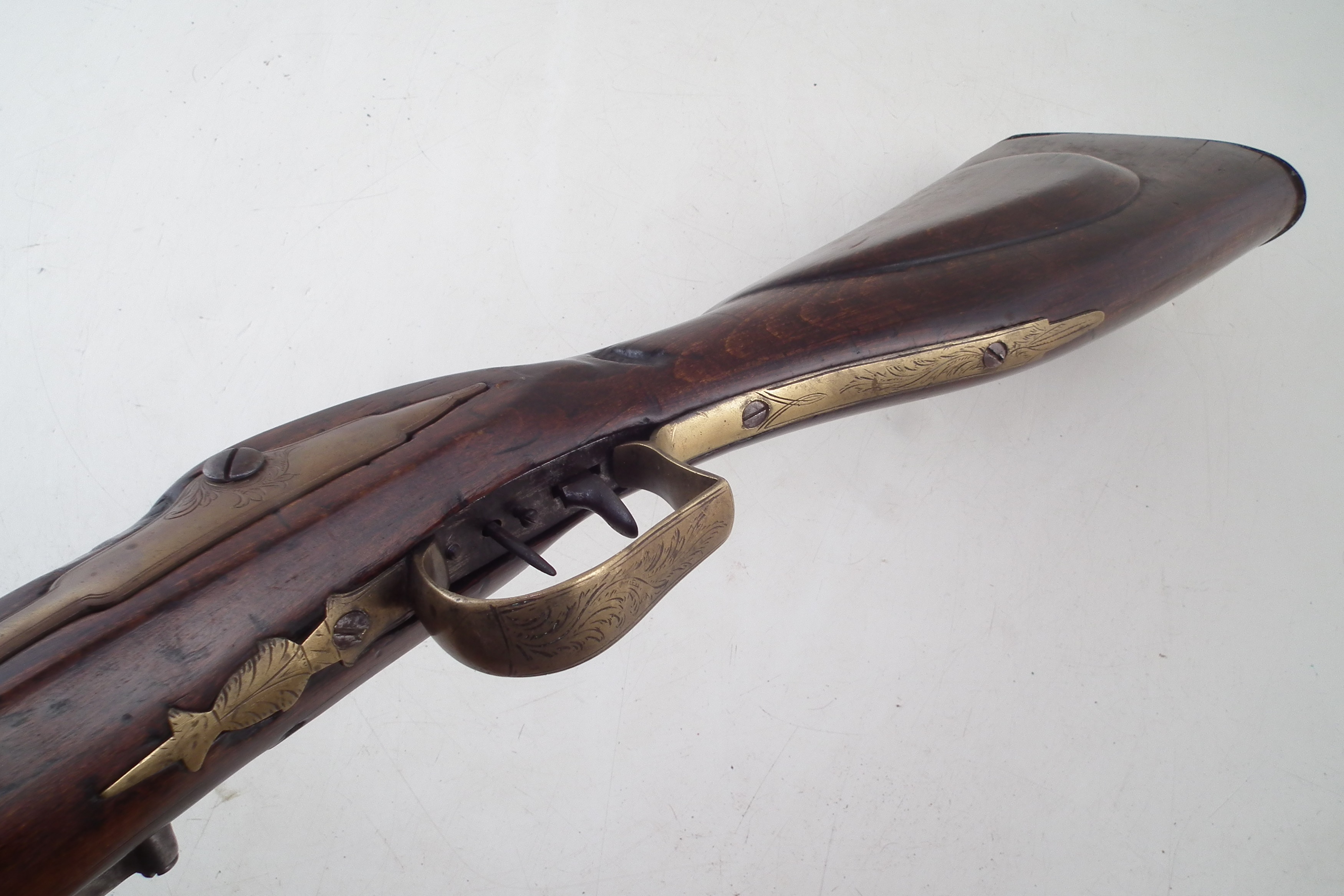 Lot 48 - South African flintlock musket with