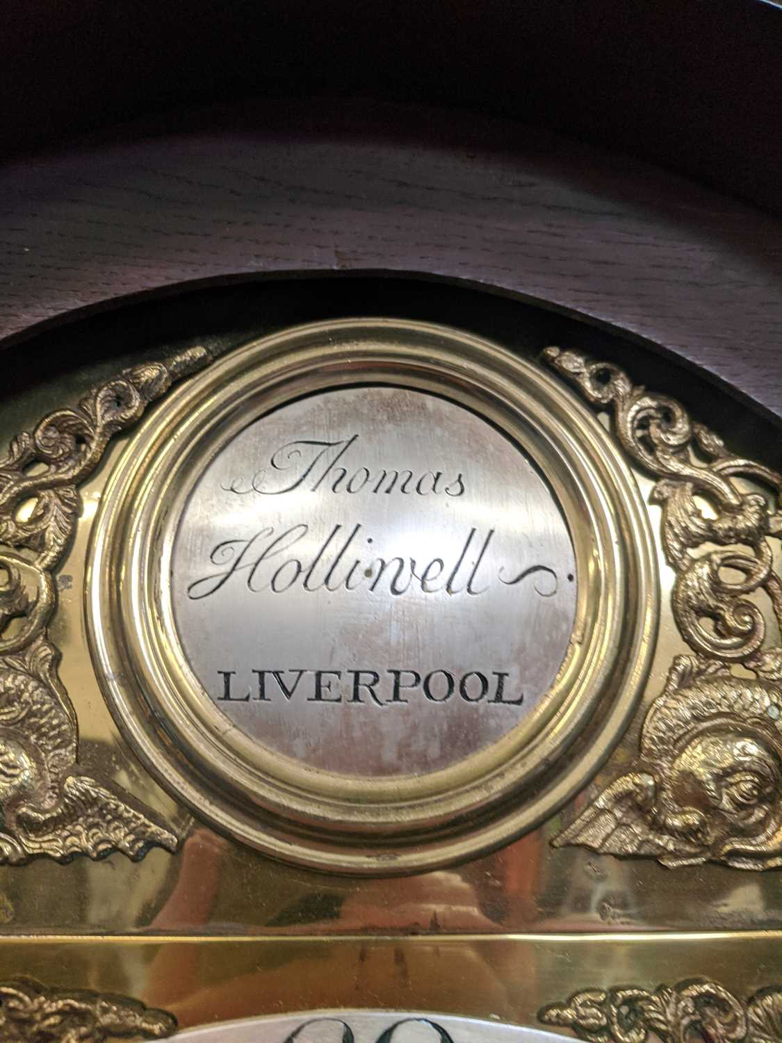 Lot 324 - Thomas Holliwell, Liverpool longcase clock