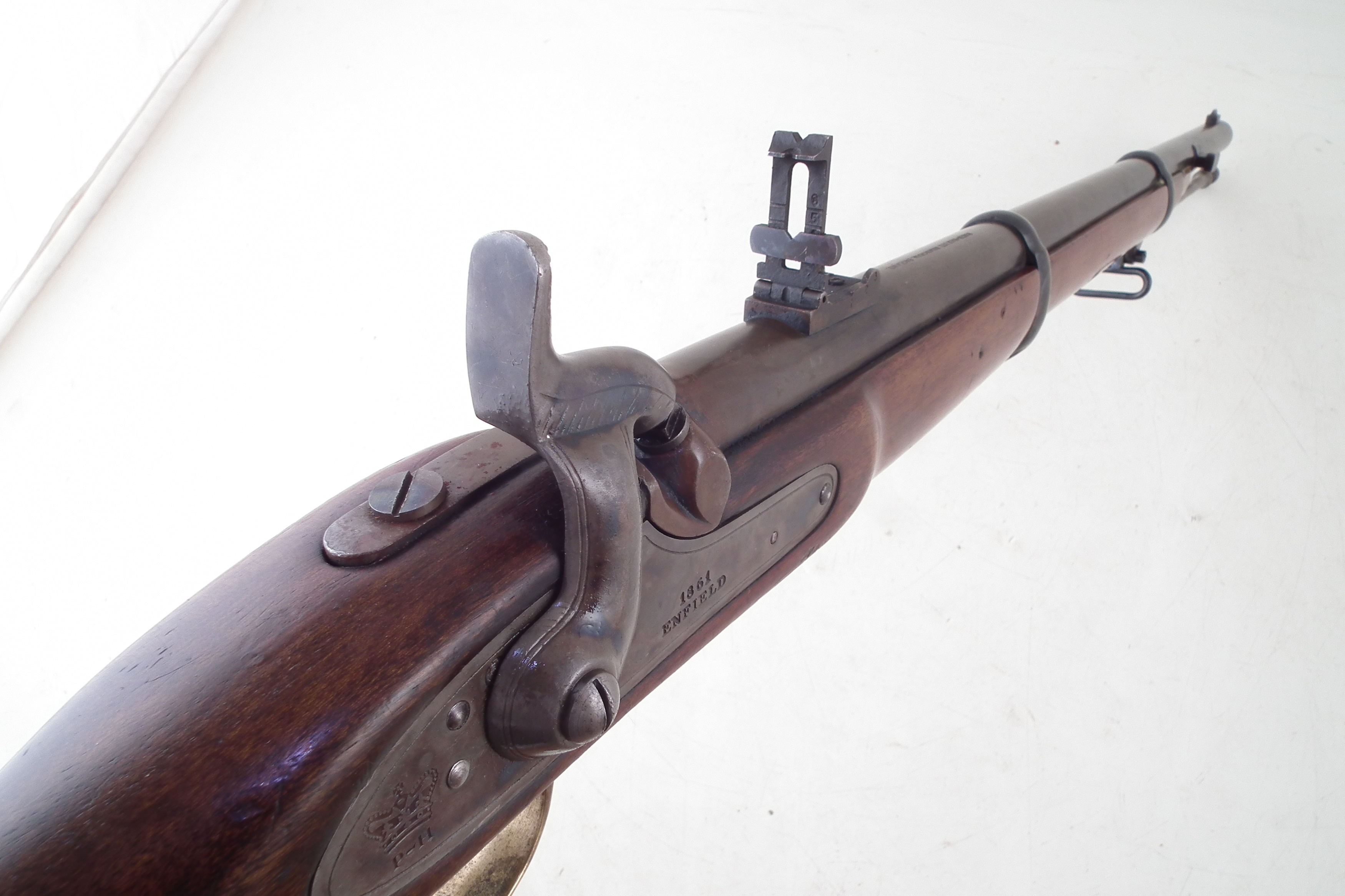 Lot 77 - Parker Hale Enfield .577 rifled carbine with