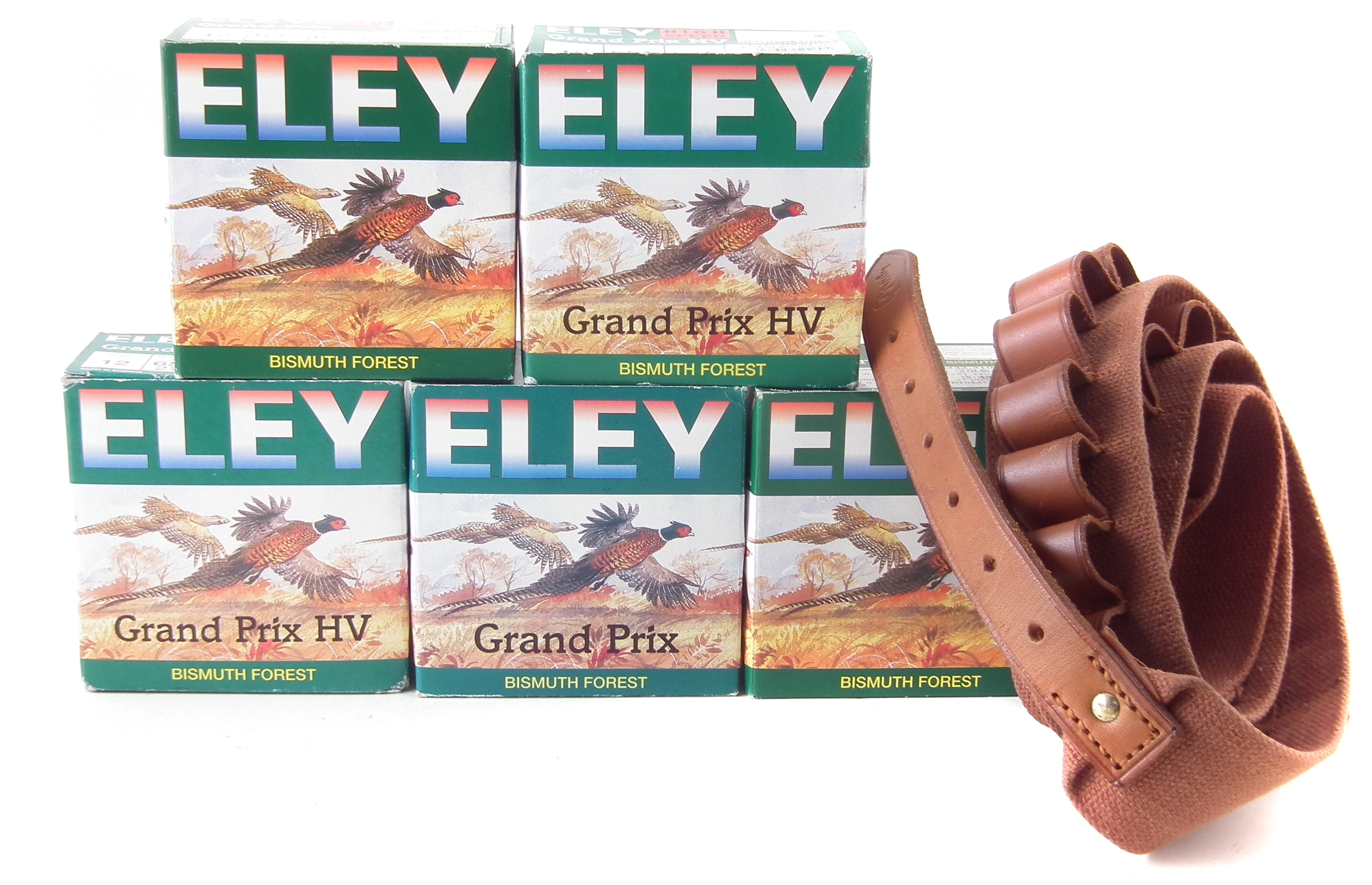 Lot 163 - Five boxes (125) Eley Bismuth Forest Grand