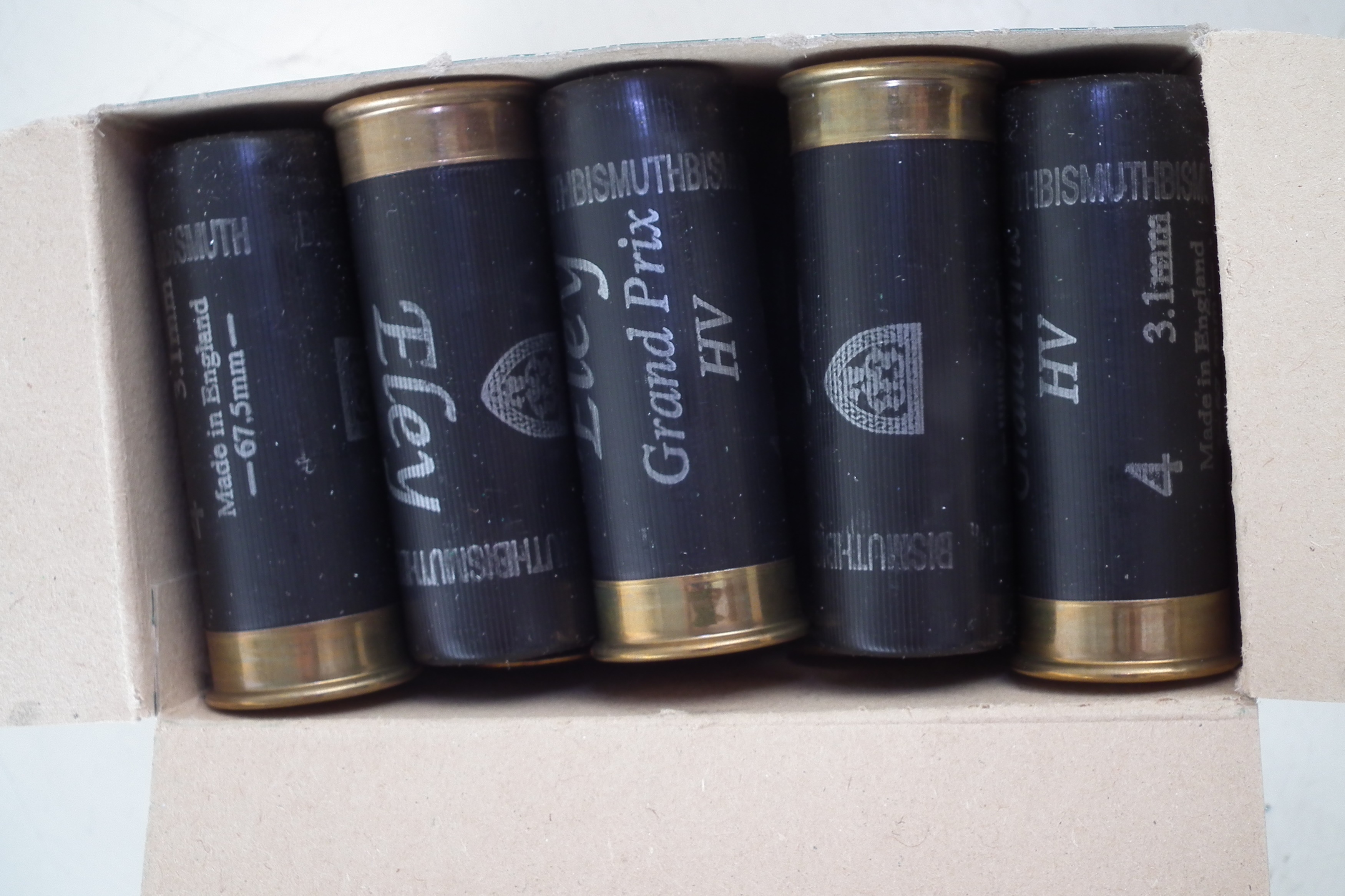Lot 163 - Five boxes (125) Eley Bismuth Forest Grand