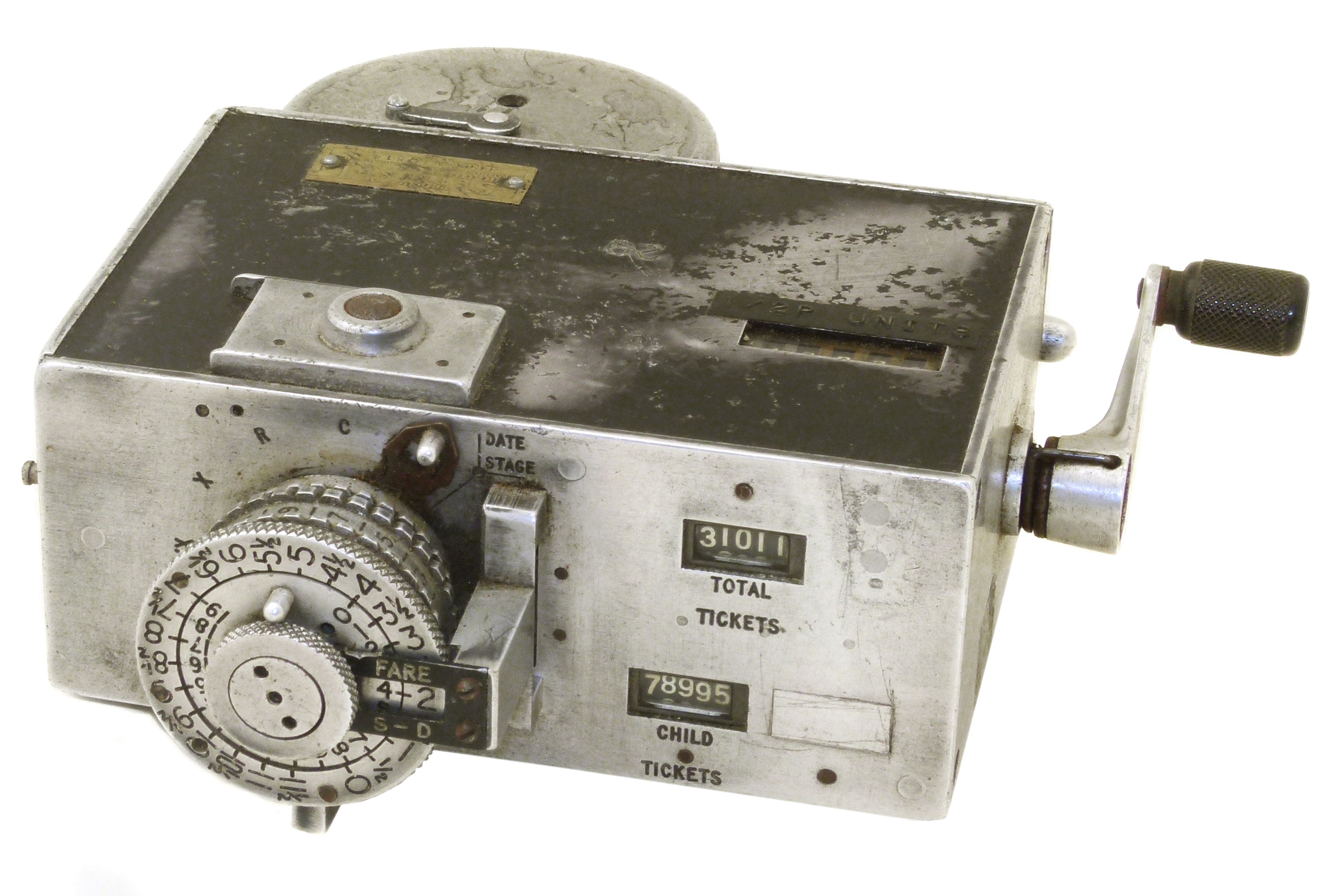 Lot 56 - Setright bus conductors ticket machine.