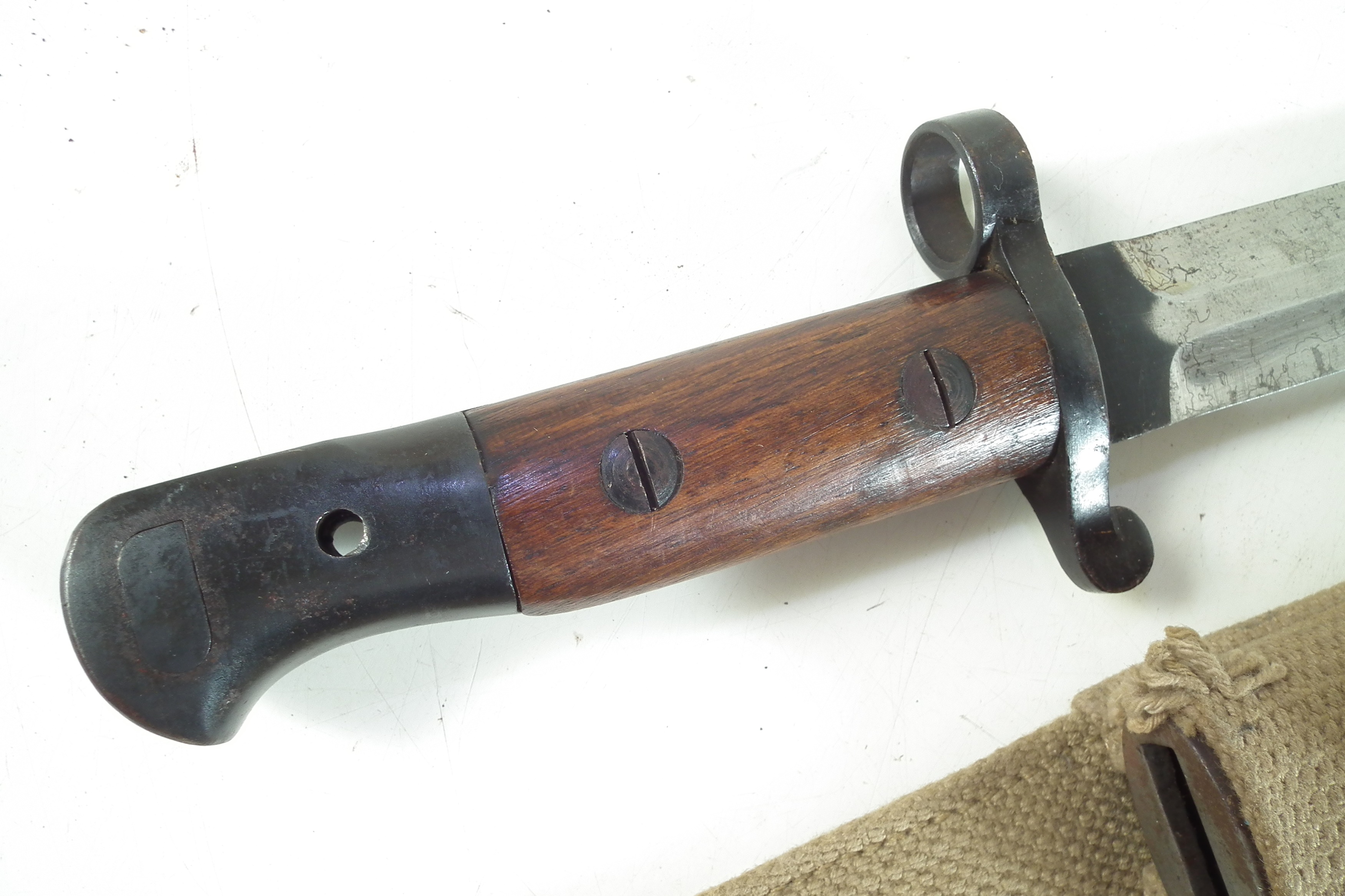 Lot 397 - British 1903 pattern bayonet and scabbard