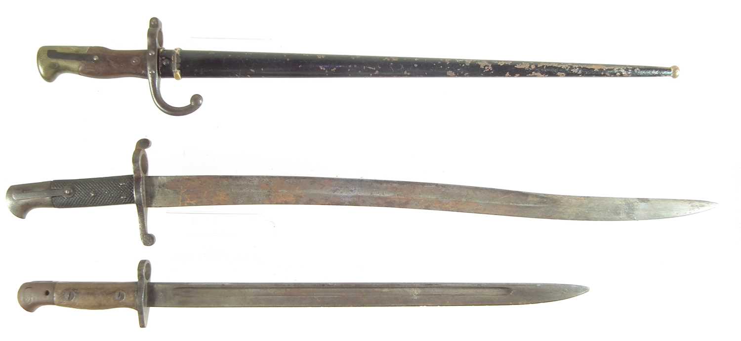 Lot 400 - Three bayonets