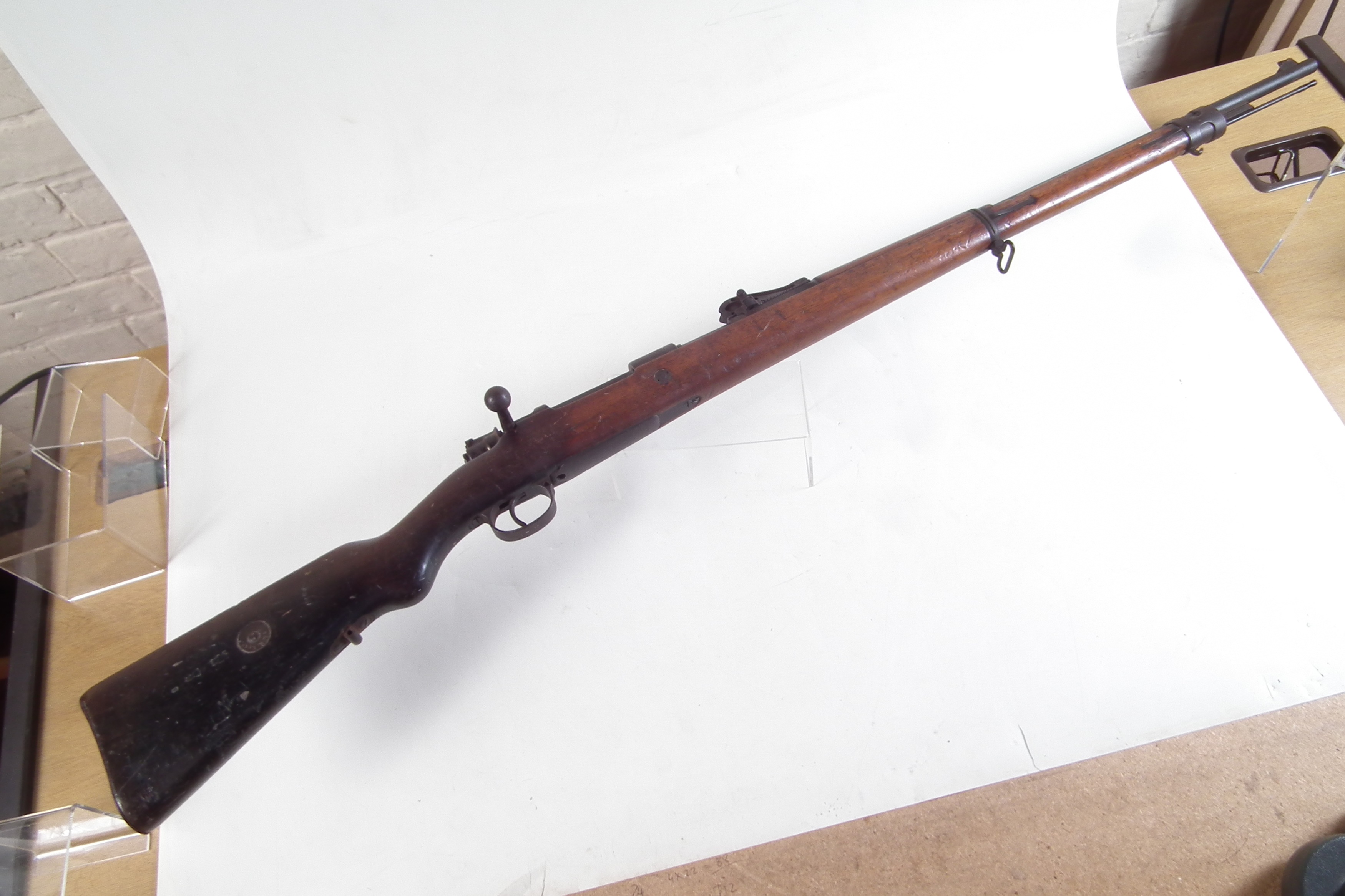 Lot 71 - Mauser G98 7.92 bolt action rifle