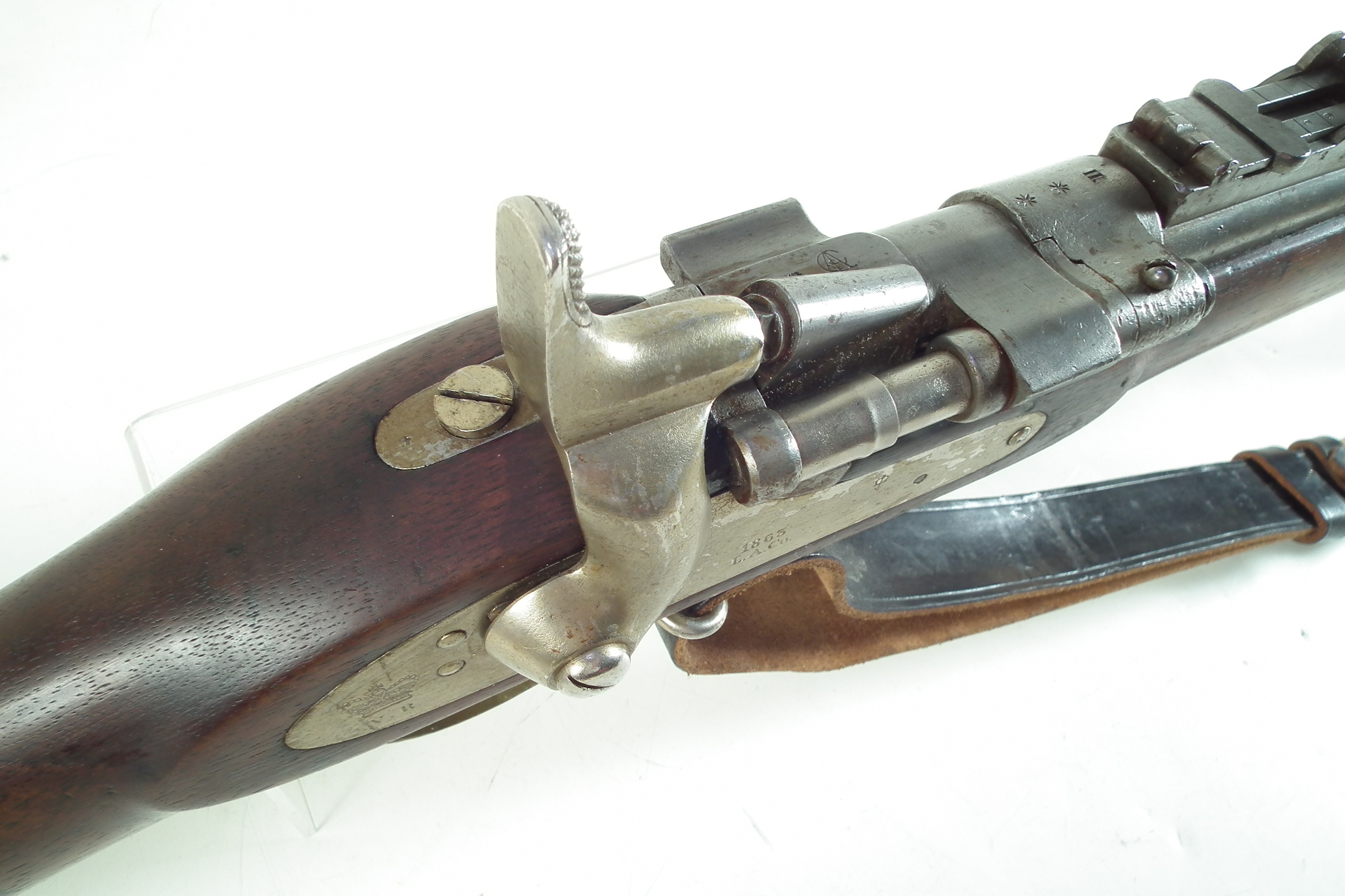 Lot 67 - Snider Enfield .577 three band rifle,