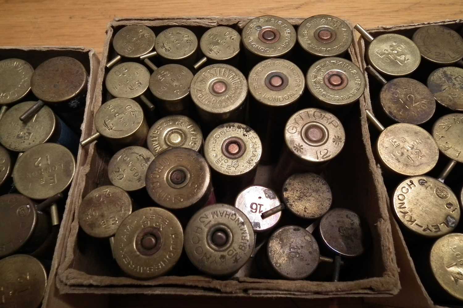 Lot 202 - Collection of vintage shotgun ammunition,