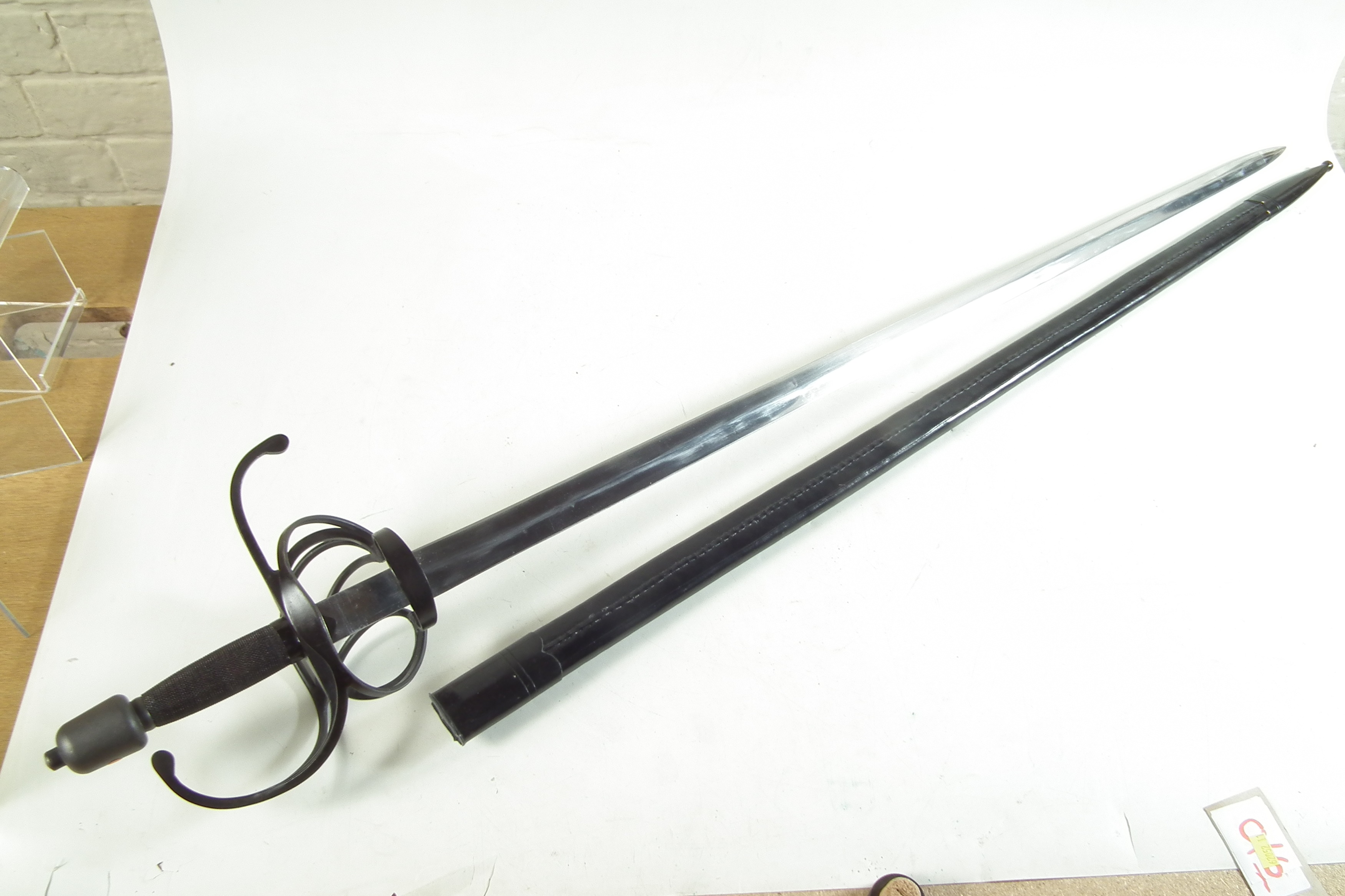 Lot 359 - Modern replica of a Swept Hilt Rapier