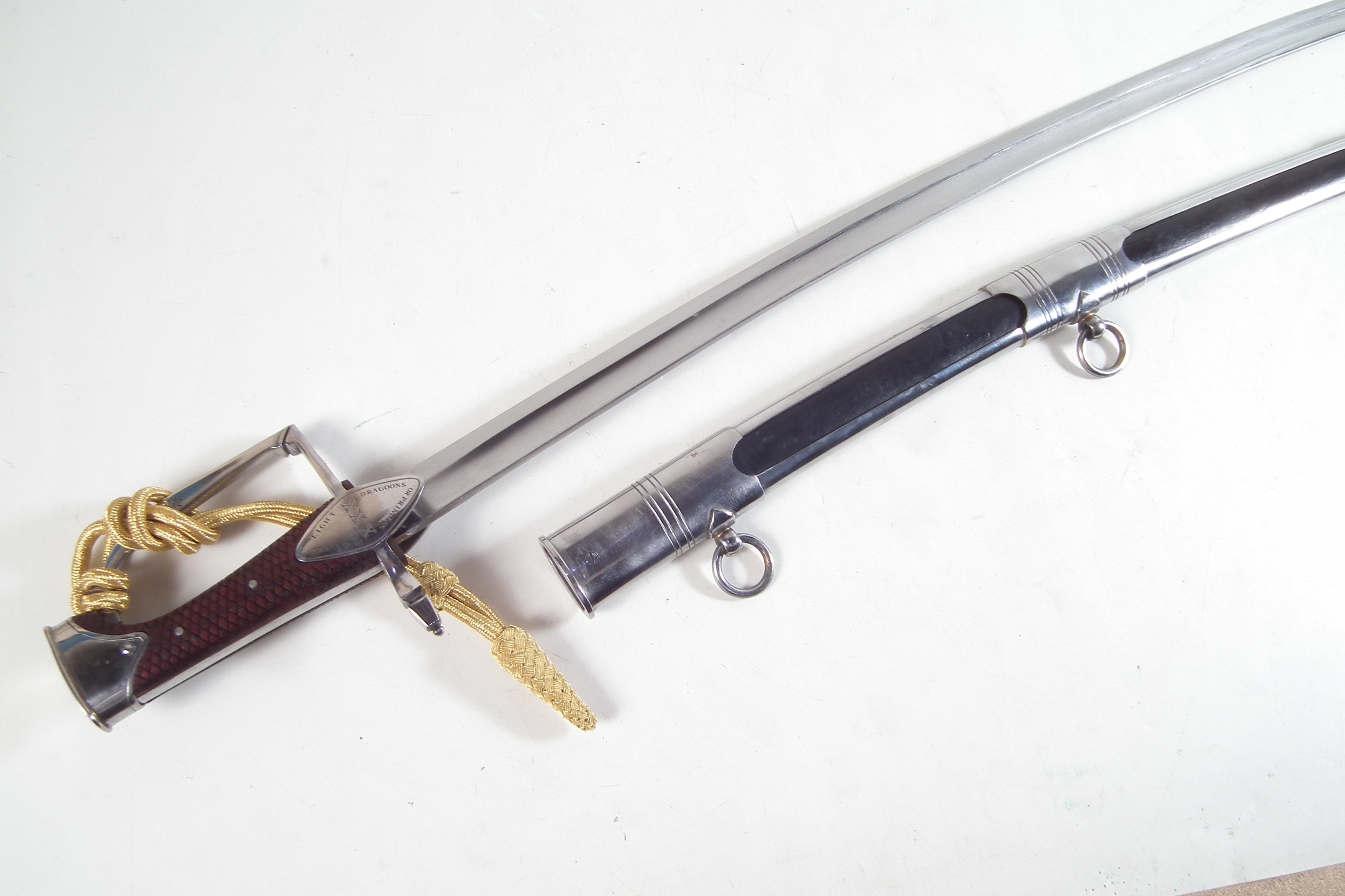 Lot 370 - Modern replica of a 1794 Light Dragoon sabre