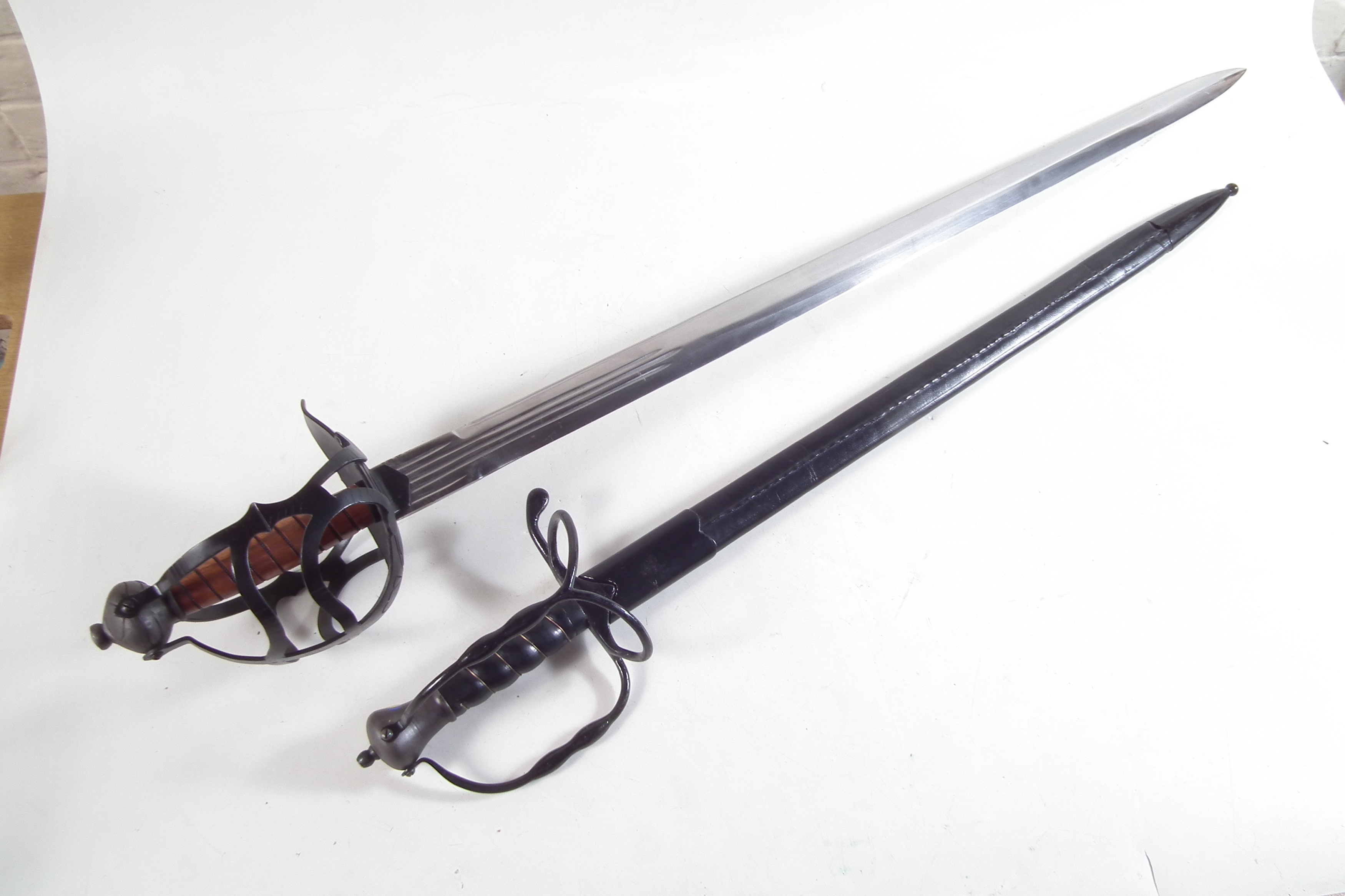 Lot 338 - Modern replica of a Mortuary broadsword and