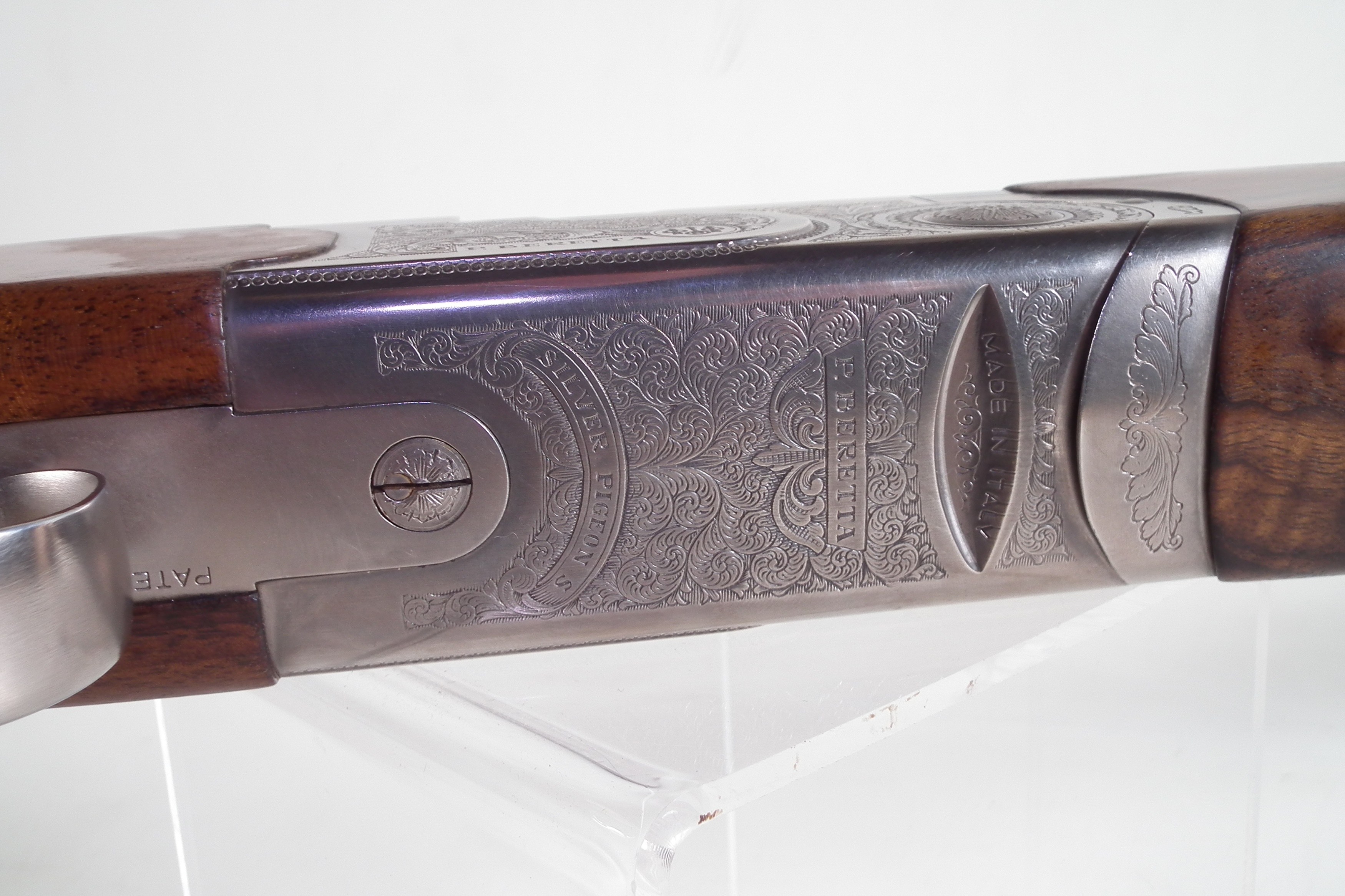 Lot 92 - Beretta 12 bore silver pigeon shotgun serial