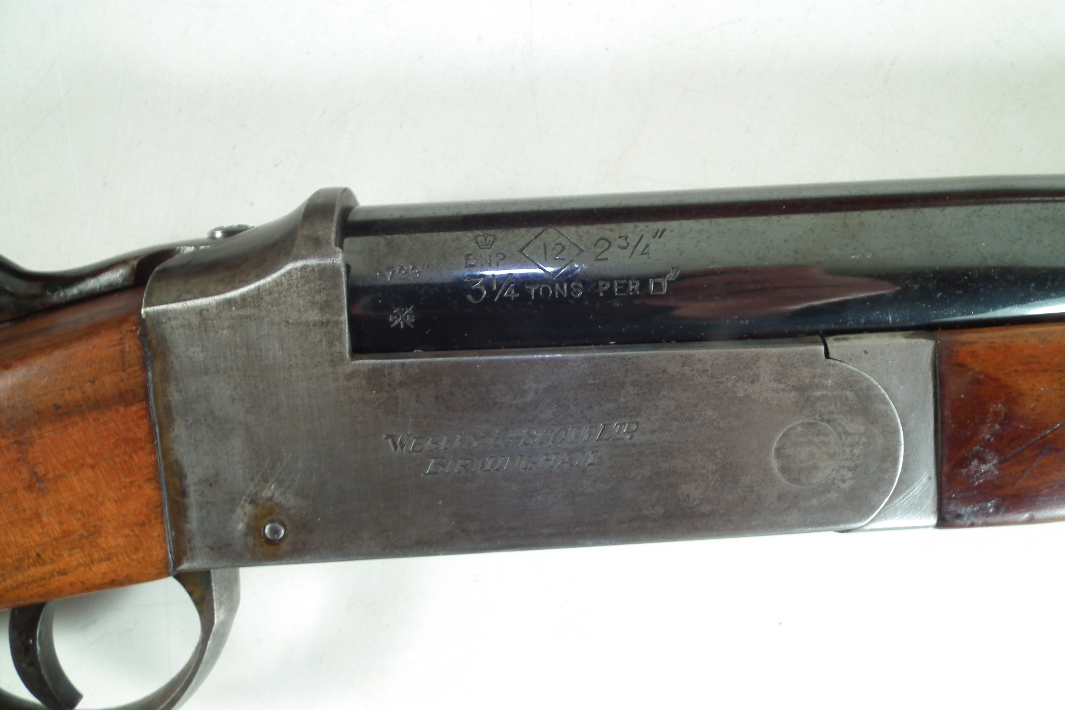 Lot 88 - Composed pair of Webley 12 bore single barrel