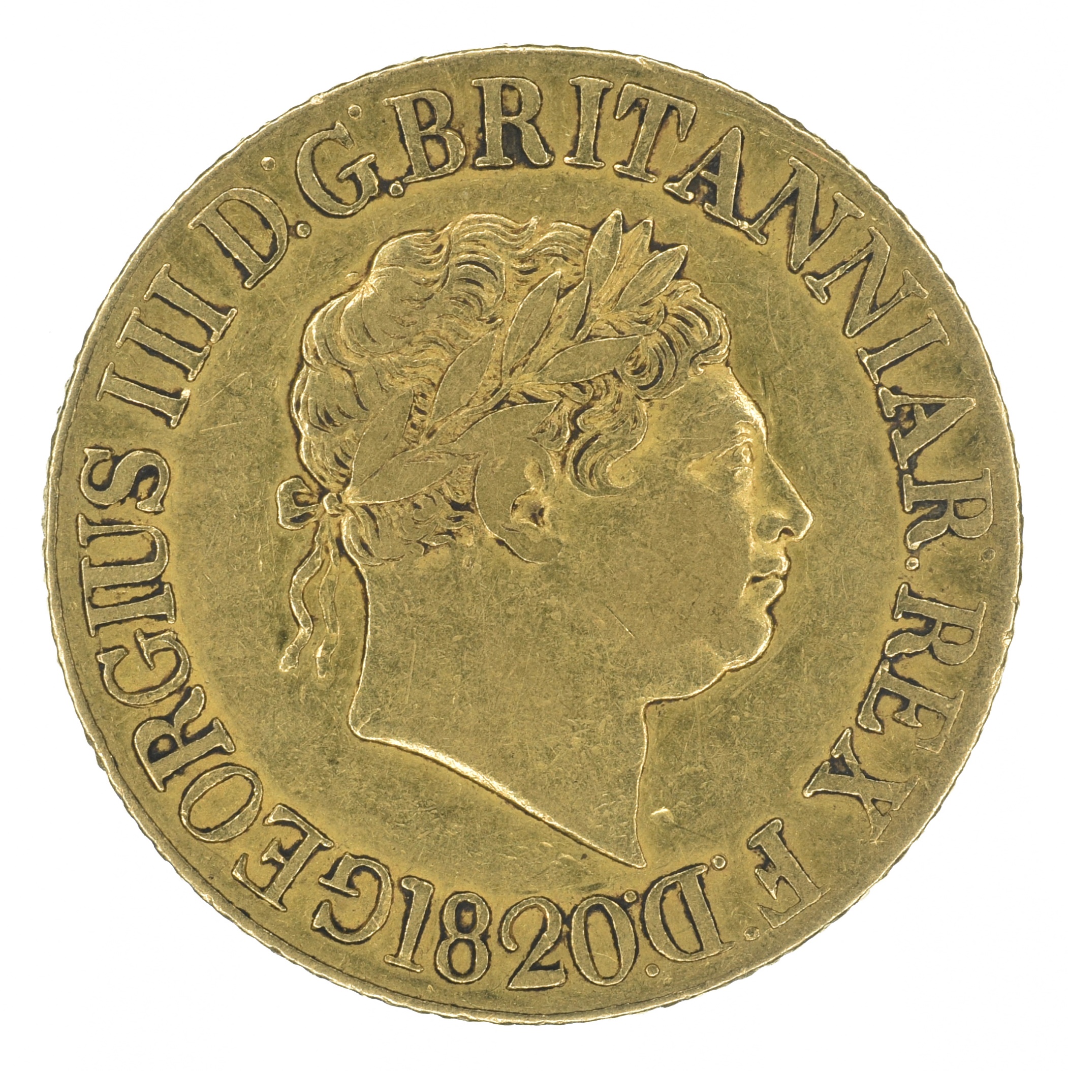 Lot 54 - King George III, Sovereign, 1820.