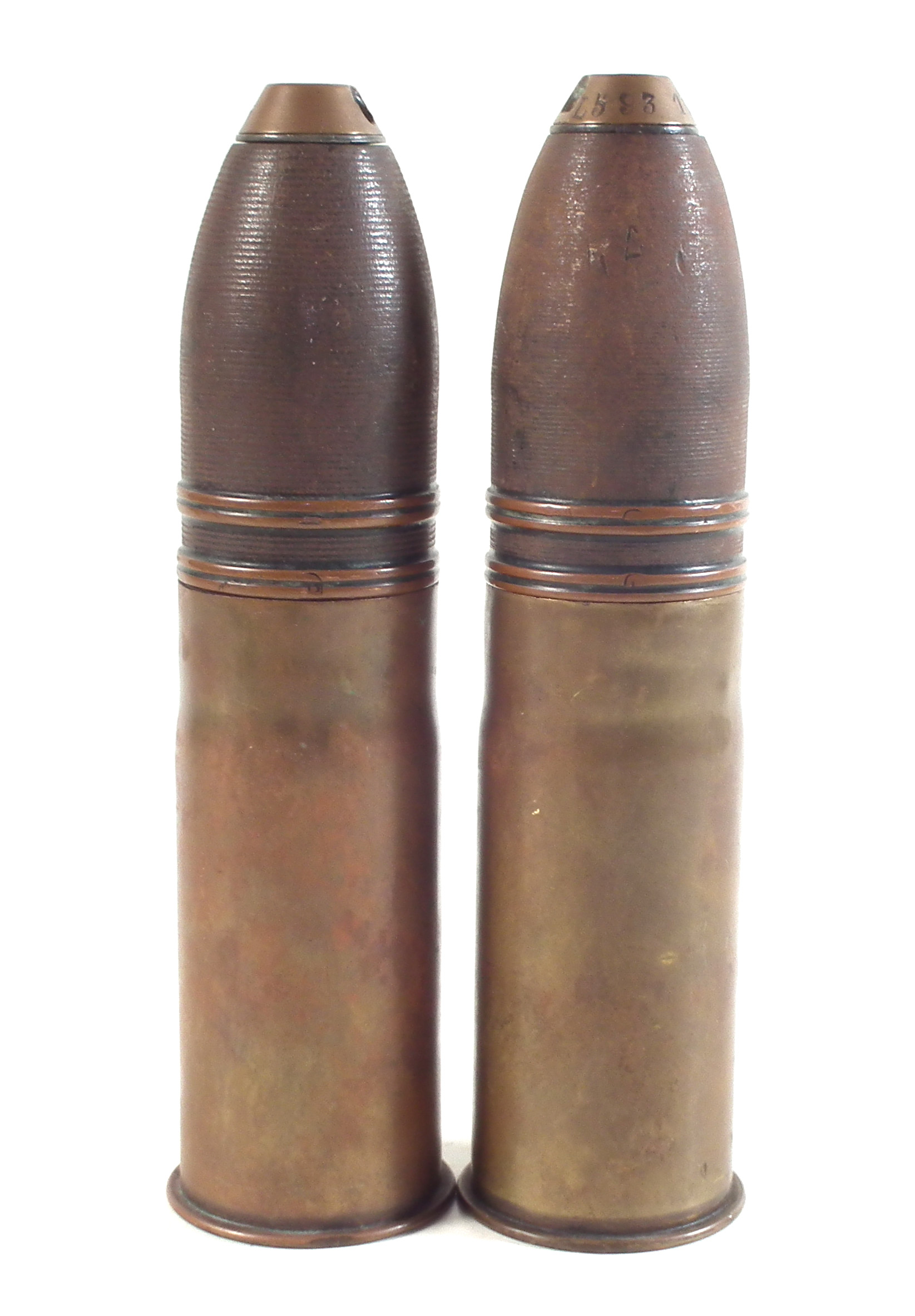 Lot 197 - Two 37mm shells