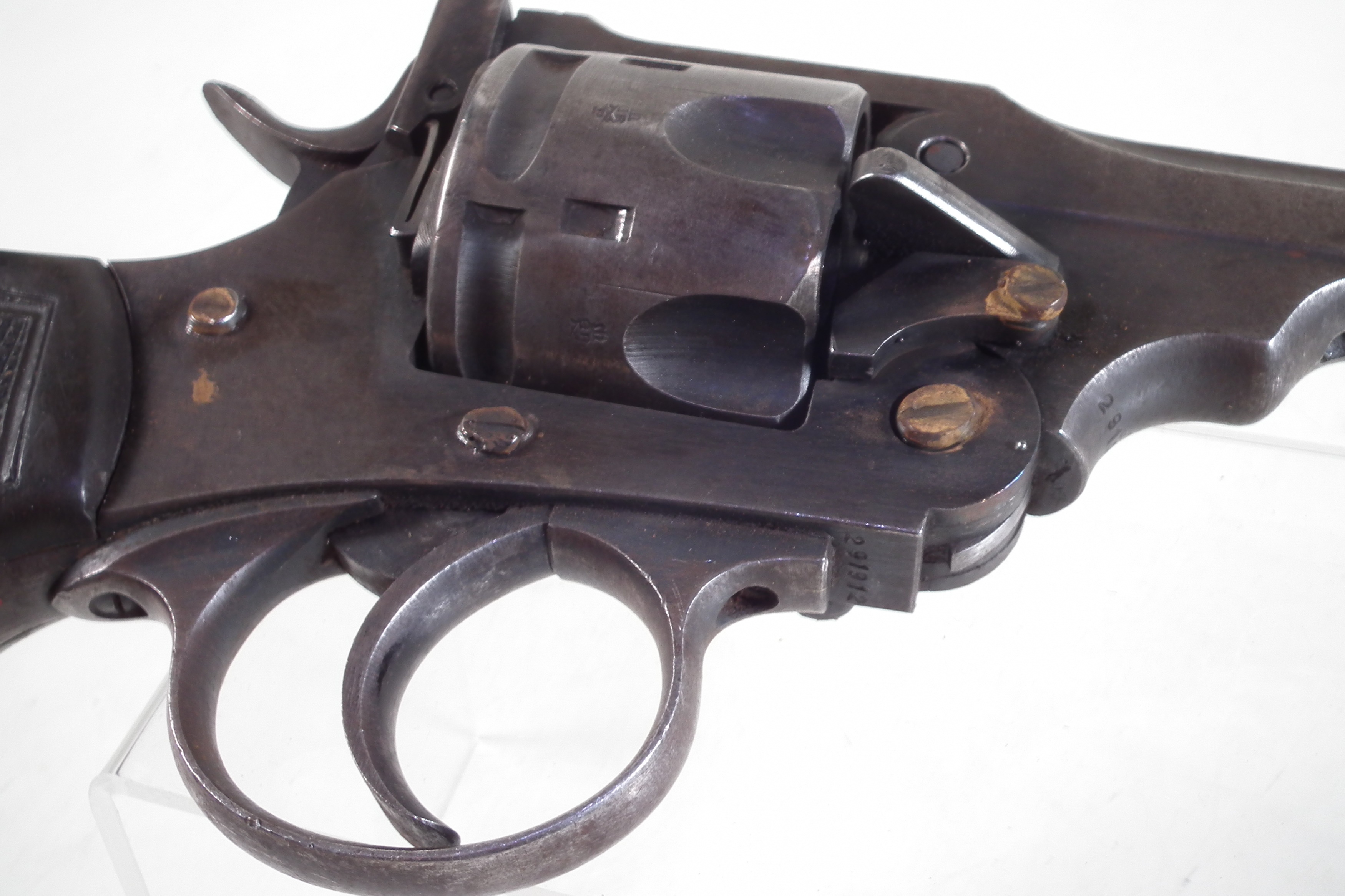 Lot 37 - Deactivated Webley MkVI .455 service revolver