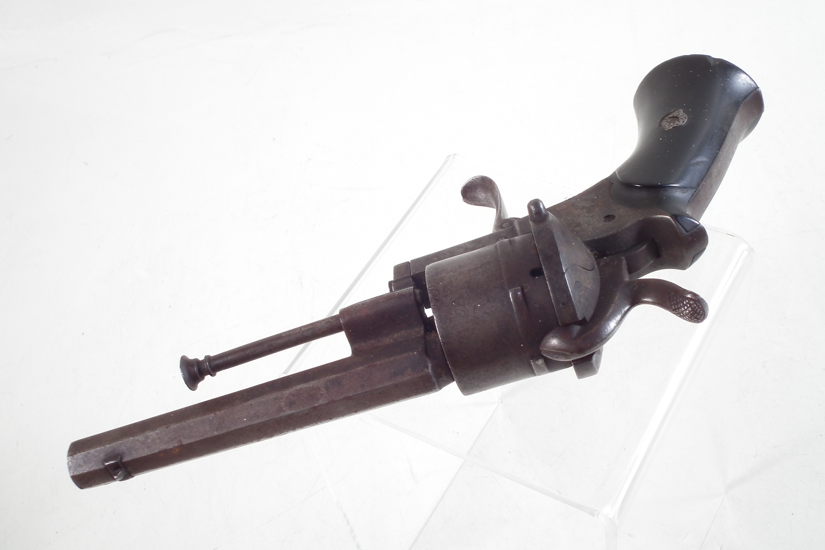 Lot 21 - Belgian Pinfire Revolver,
