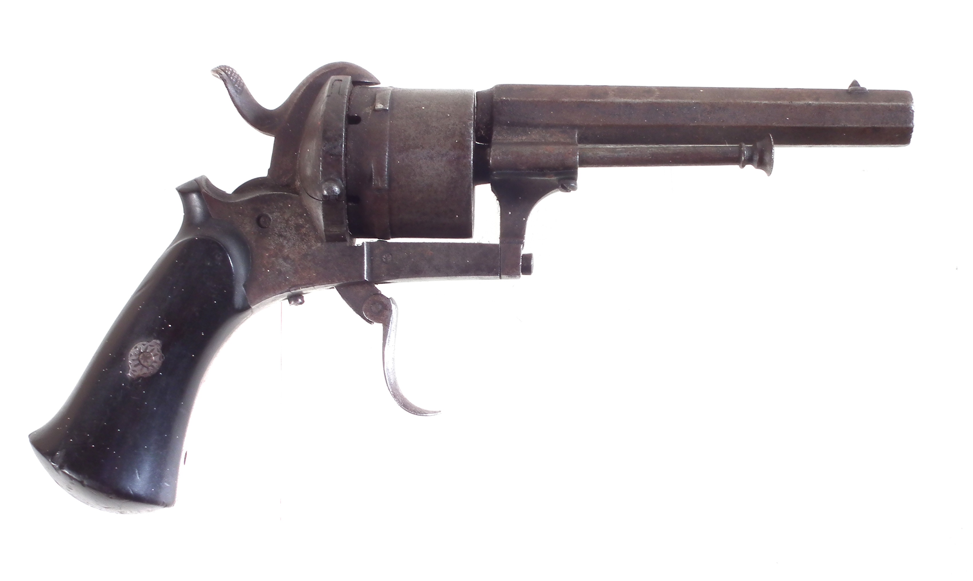 Lot 21 - Belgian Pinfire Revolver,