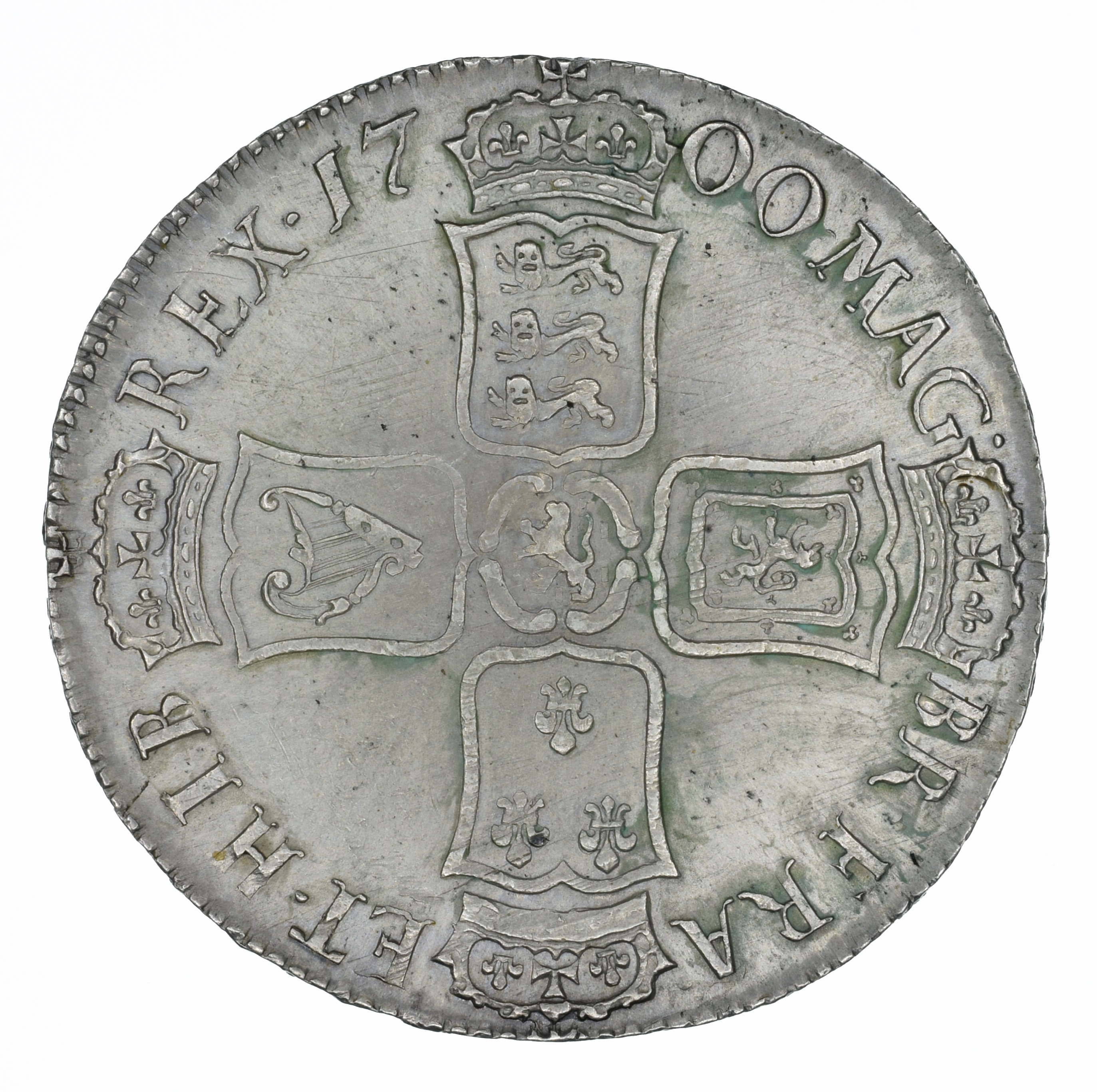Lot 24 - King William III, Crown, 1700 DVODECIMO.