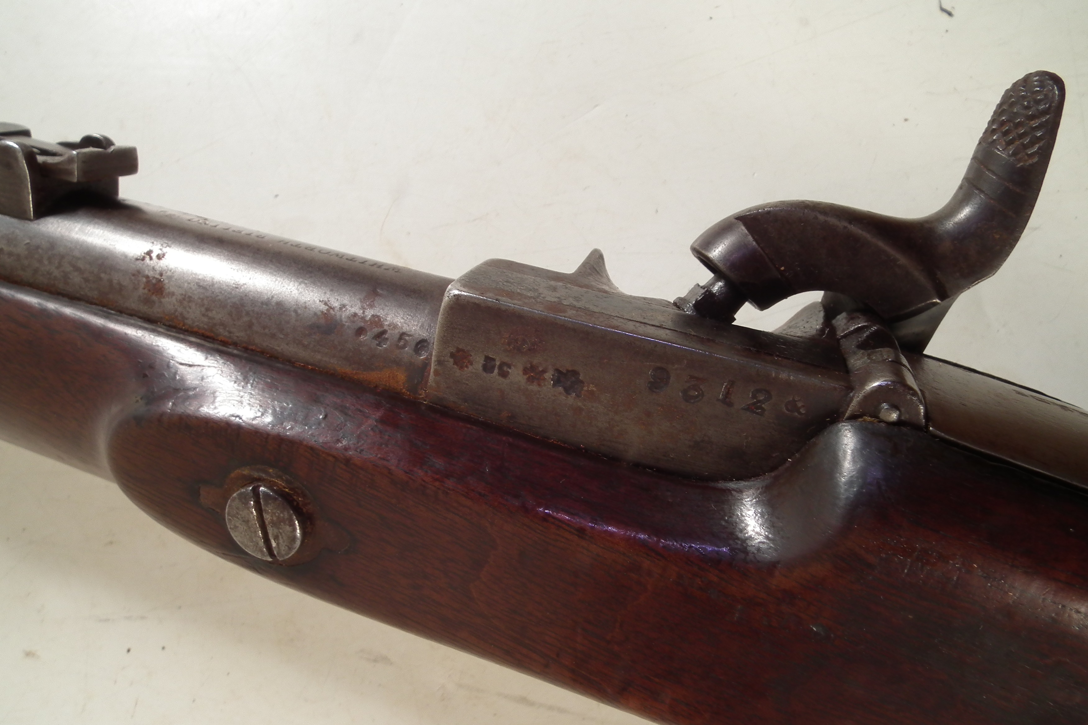 Lot 87 - Westley Richards Monkey Tail carbine,