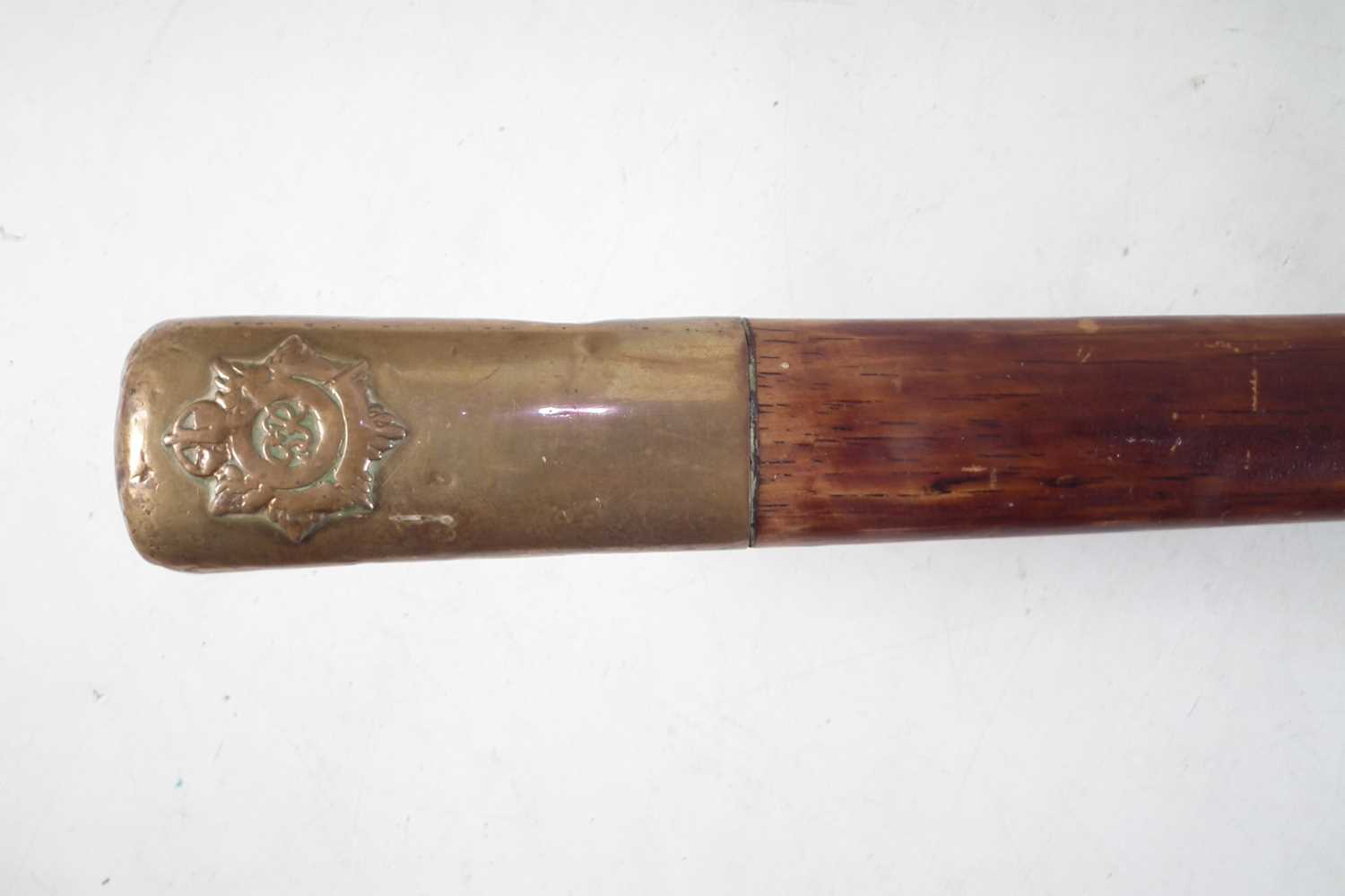 Lot 286 - British Army swagger stick,