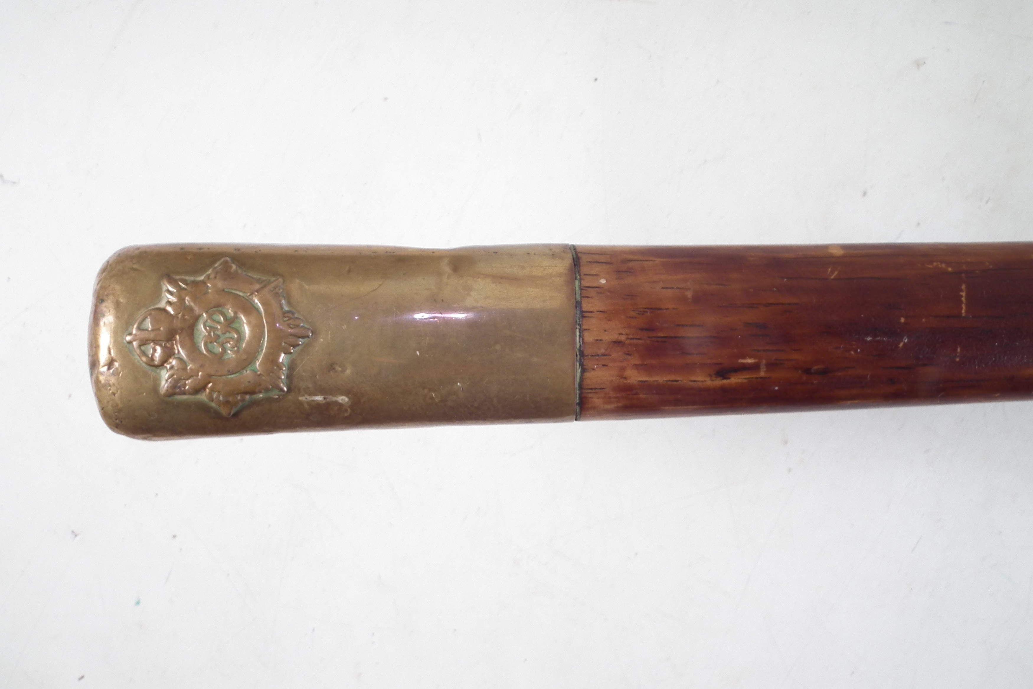 Lot 286 - British Army swagger stick,