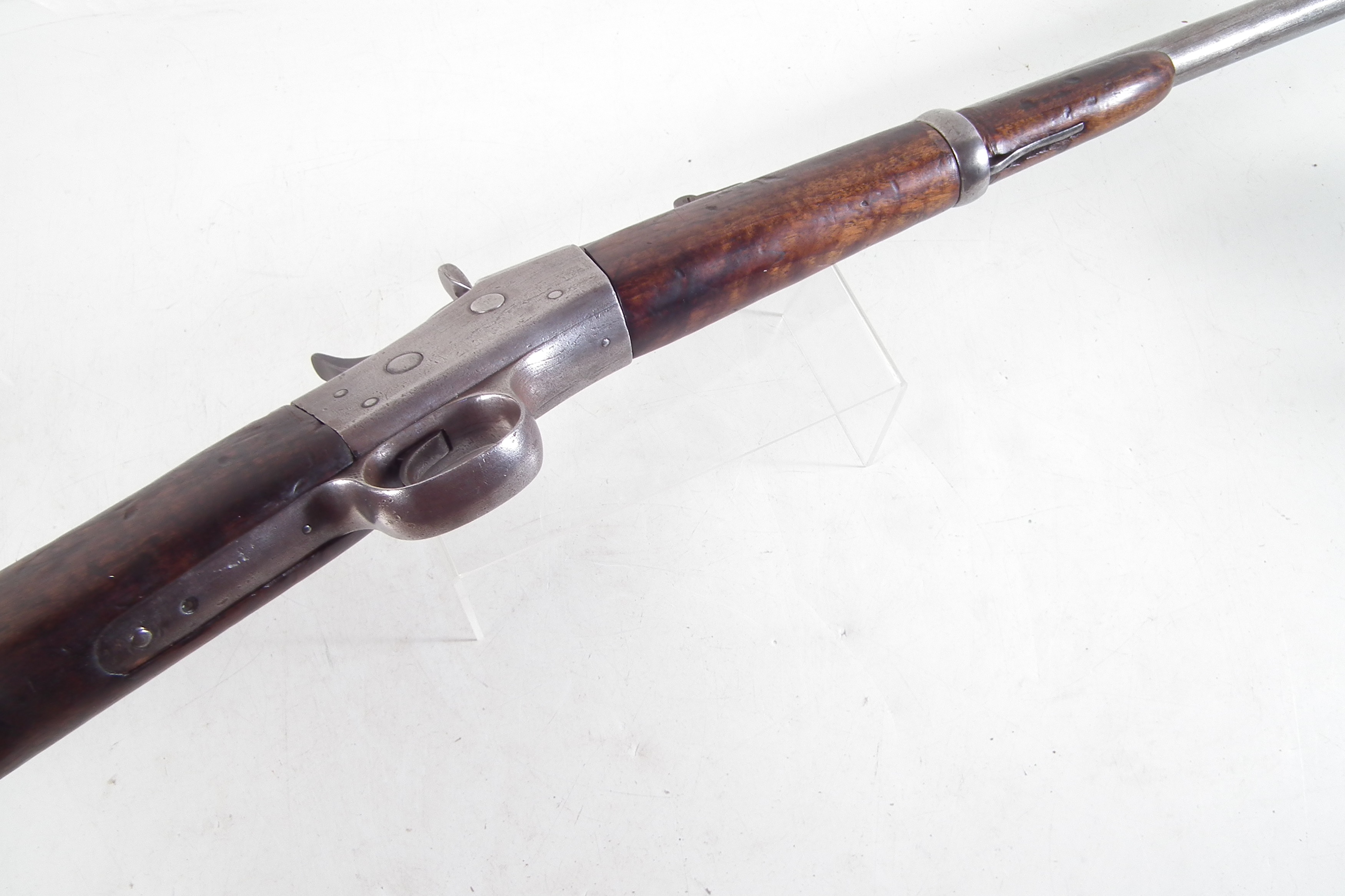 Lot 35 - Remington rolling block rifle in .43