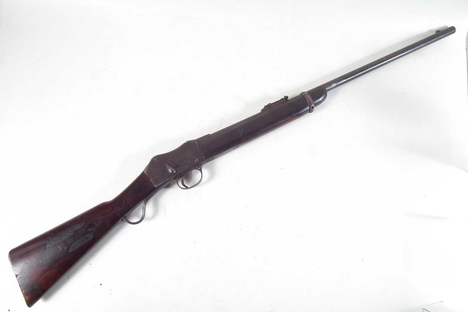 Lot 38 - Martini Henry .577 /450 sporterised rifle