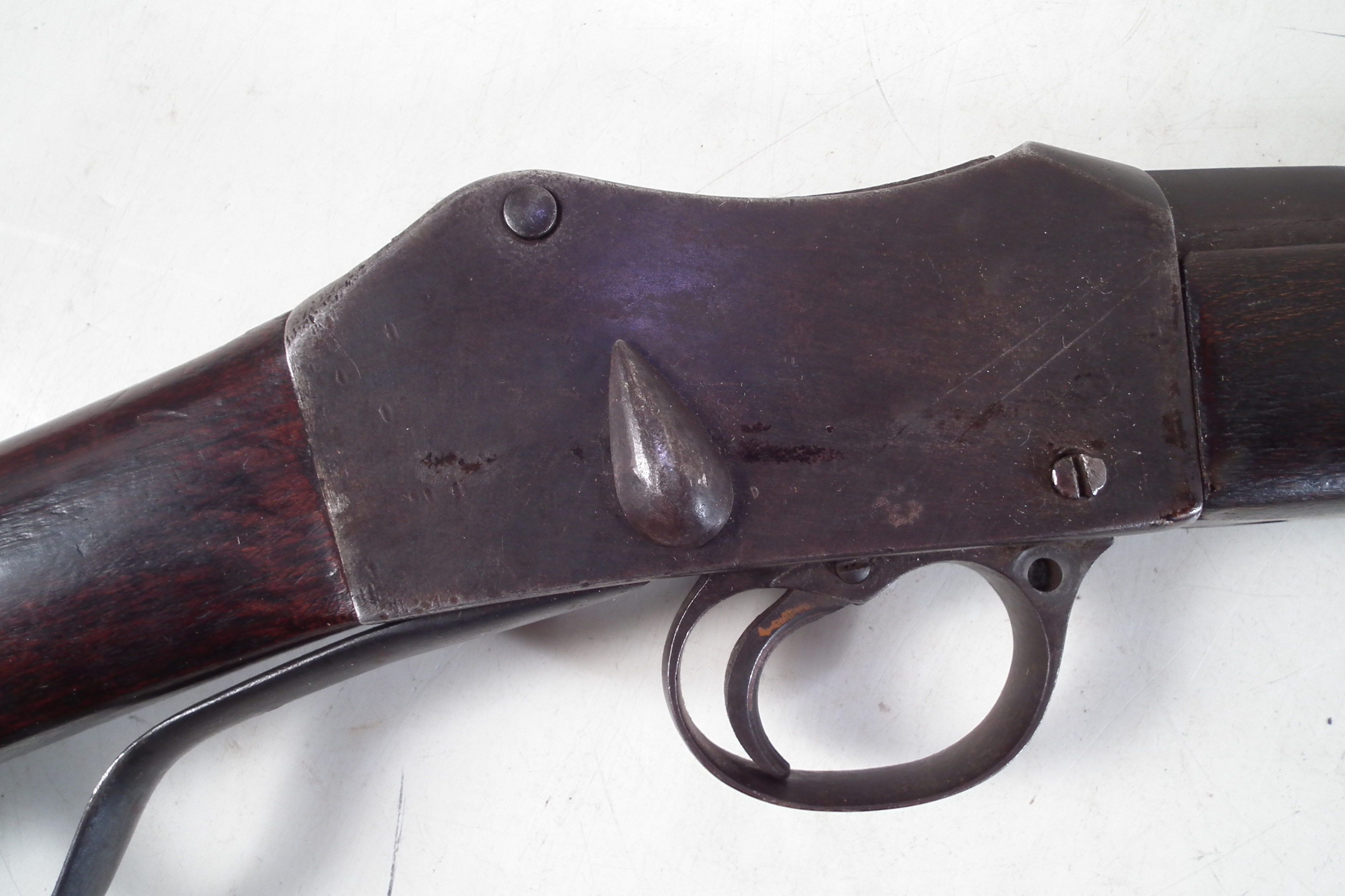 Lot 38 - Martini Henry .577 /450 sporterised rifle