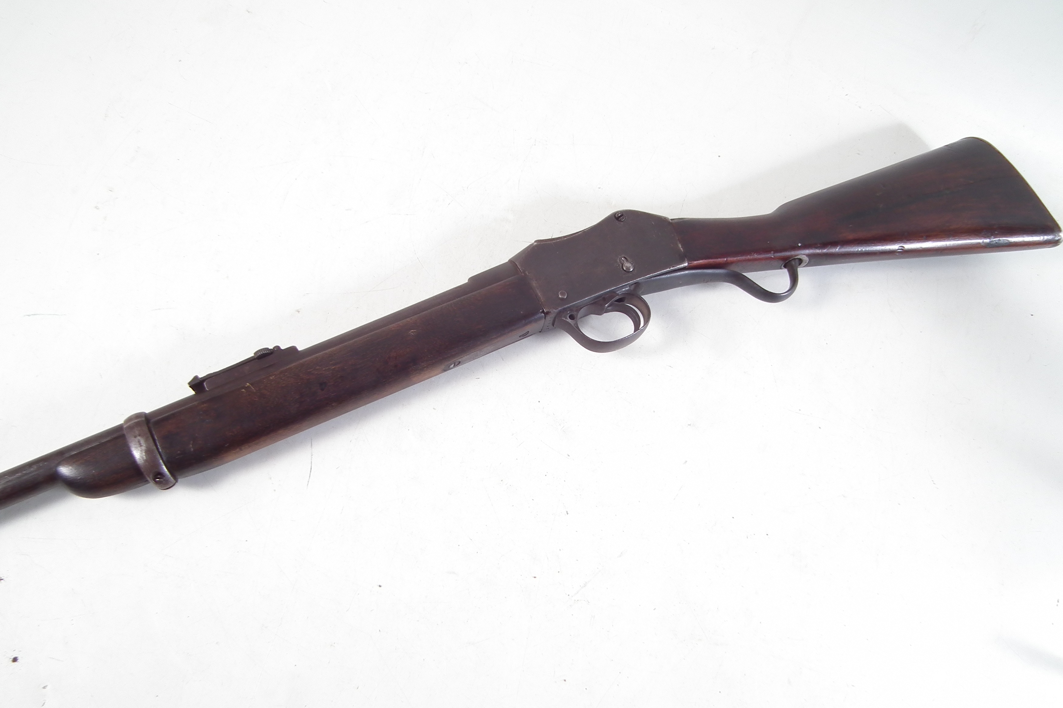 Lot 38 - Martini Henry .577 /450 sporterised rifle