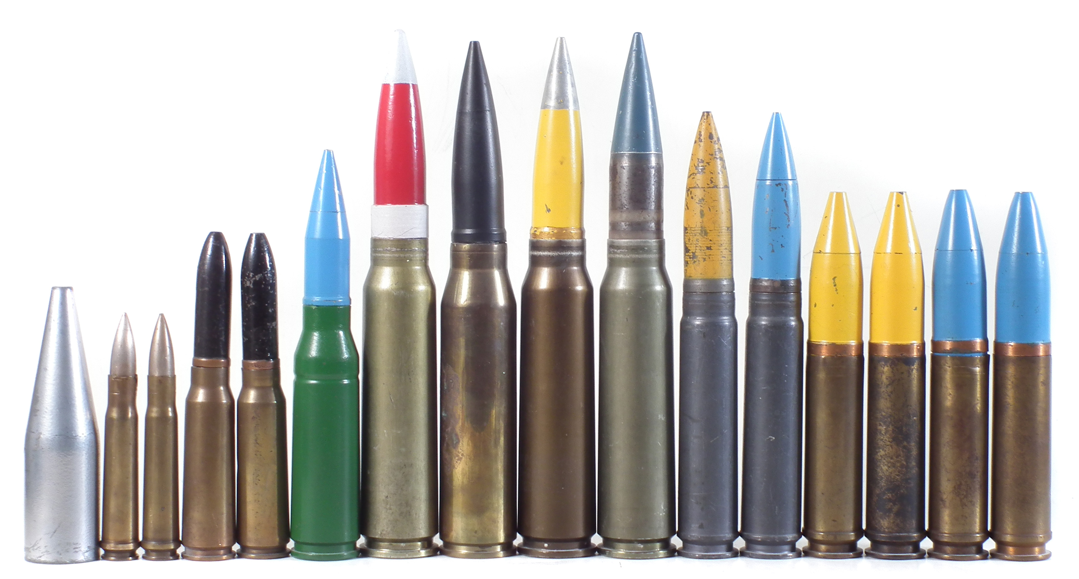 Lot 390 - Collection of inter artillery/cannon rounds,