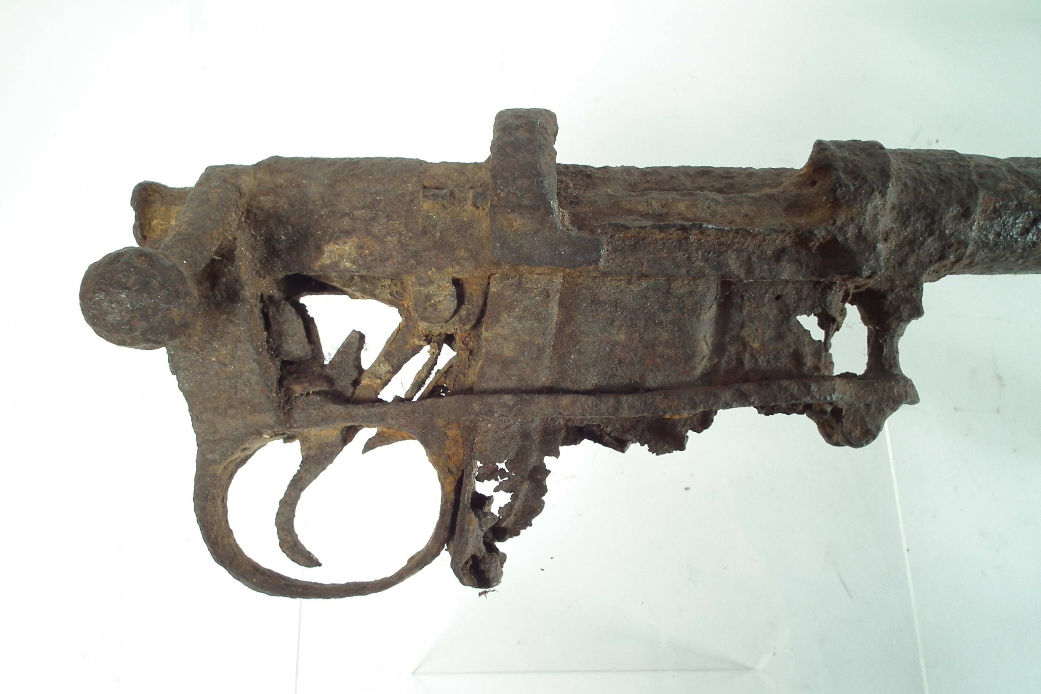 Lot 497 - WWI relic Lee Enfield SMLE rifle,