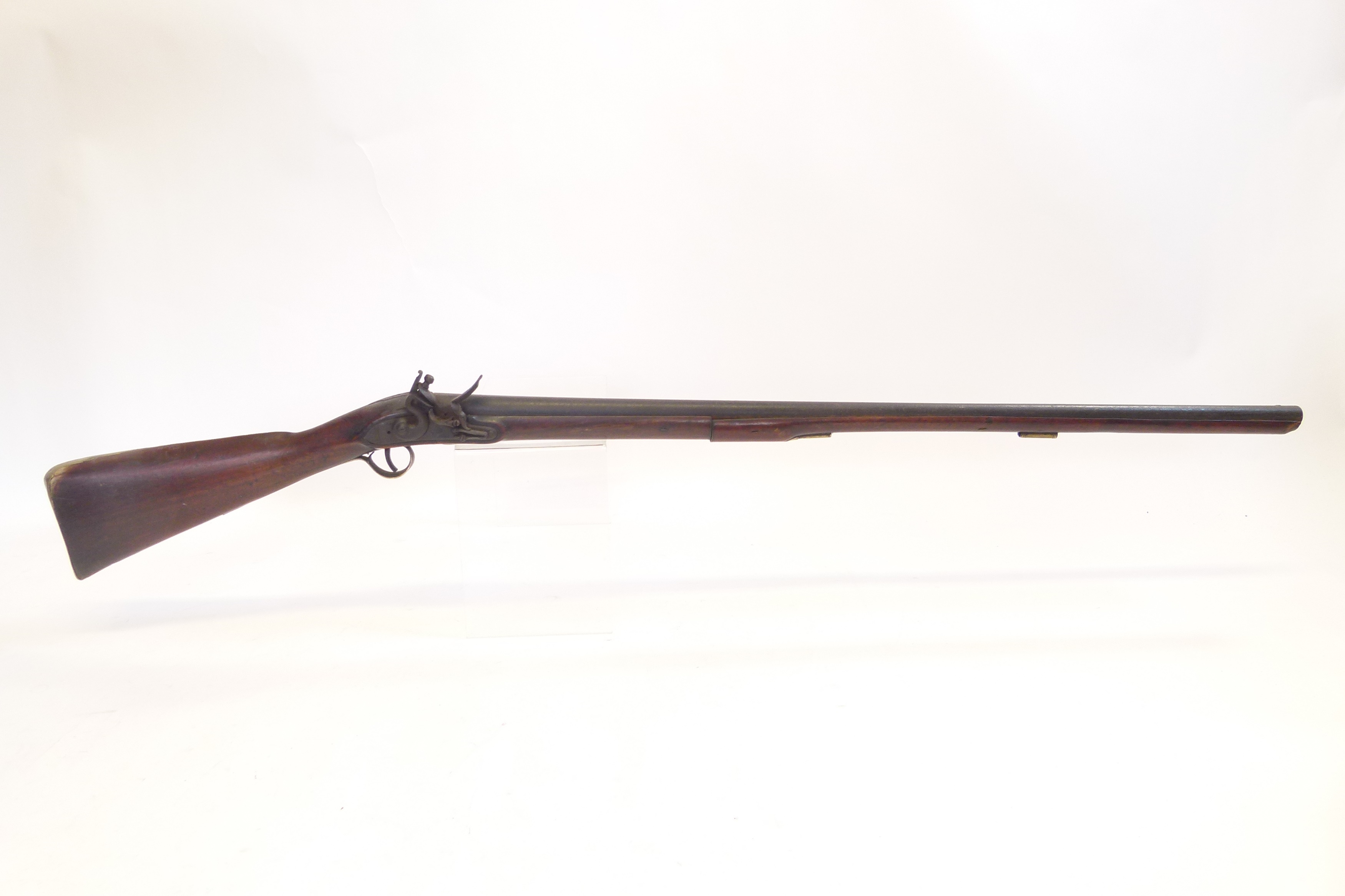 Lot 70 - English flintlock sporting gun
