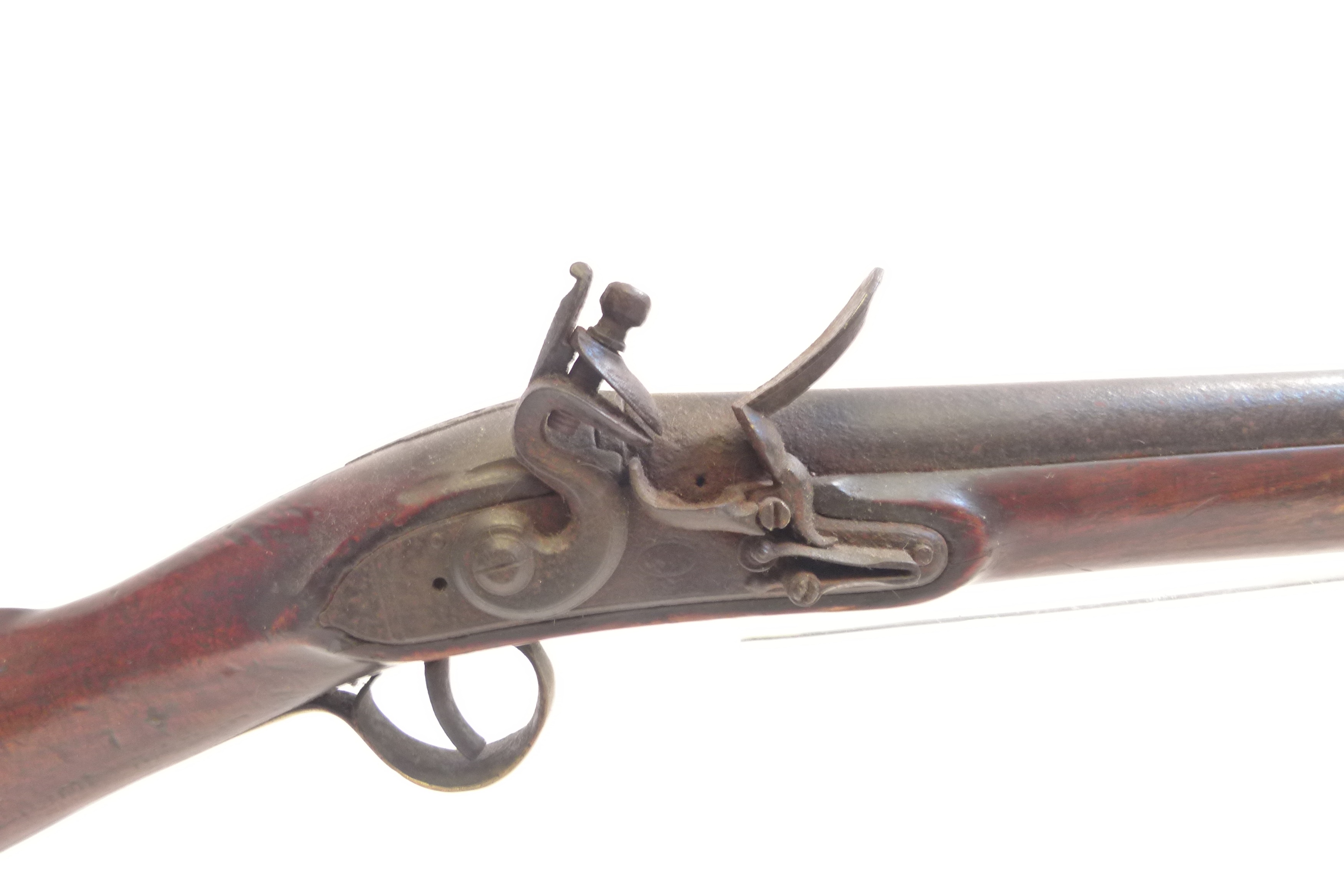 Lot 70 - English flintlock sporting gun
