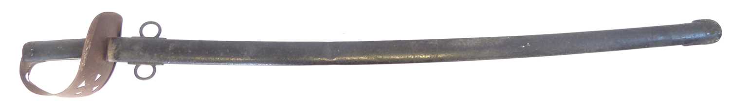 Lot 408 - 1889 pattern heavy cavalry sabre and