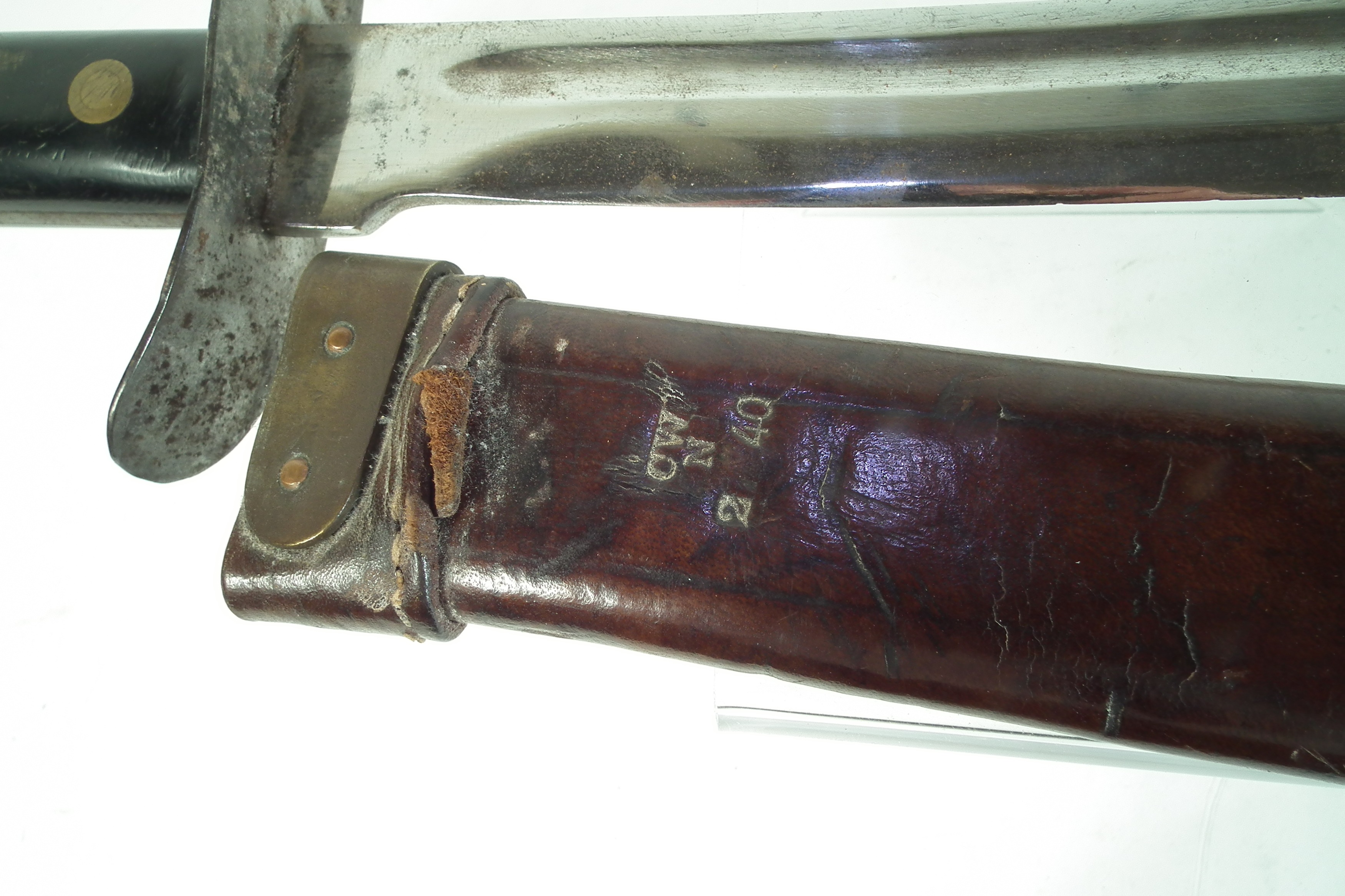 Lot 414 - Dutch Klewang (police cutlass)